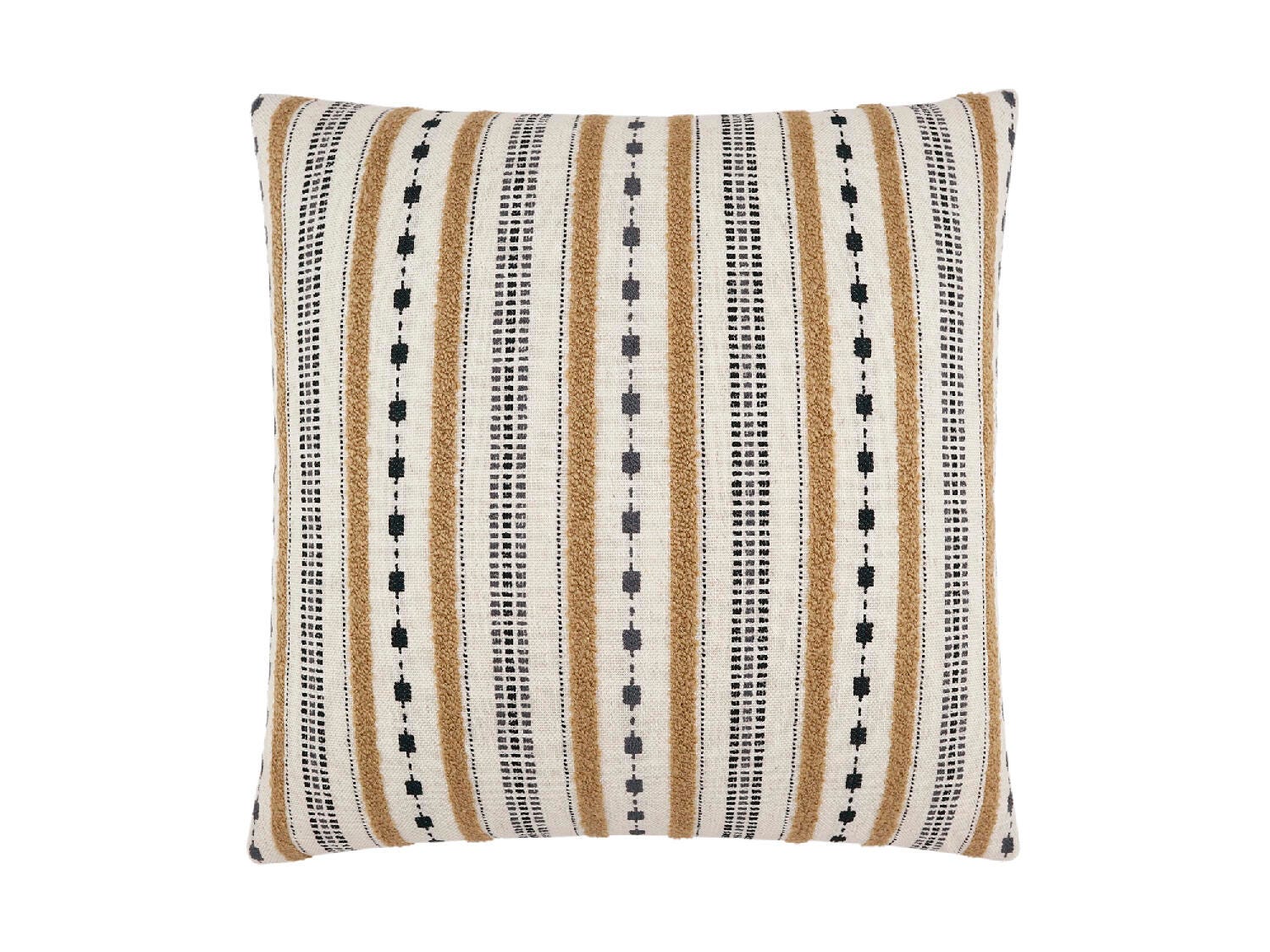 Click here for Ashley Luxe Striped Motif Throw Pillow  Camel prices