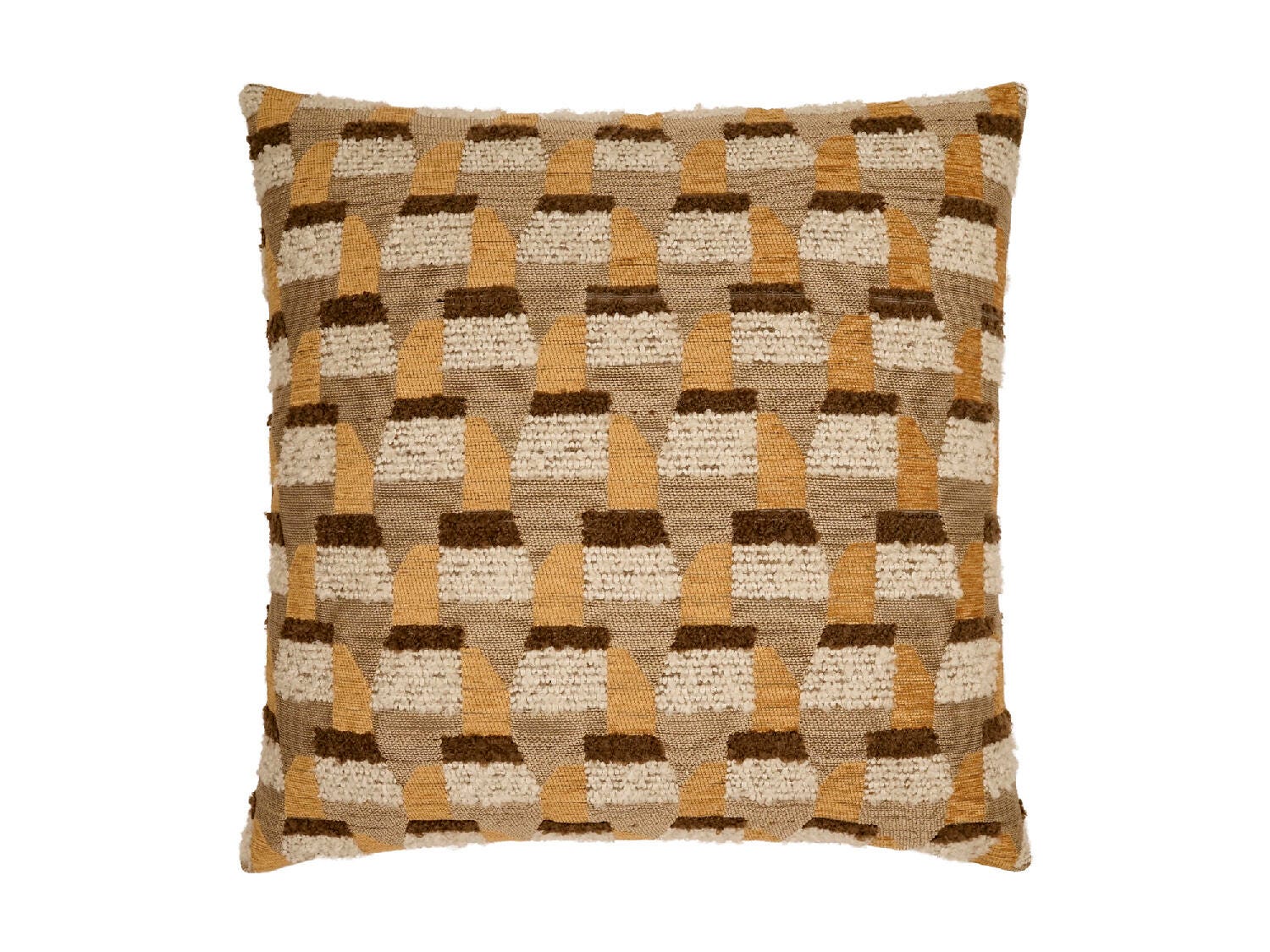 Click here for Ashley Luxe Nubby Block Pattern Throw Pillow  Hone... prices