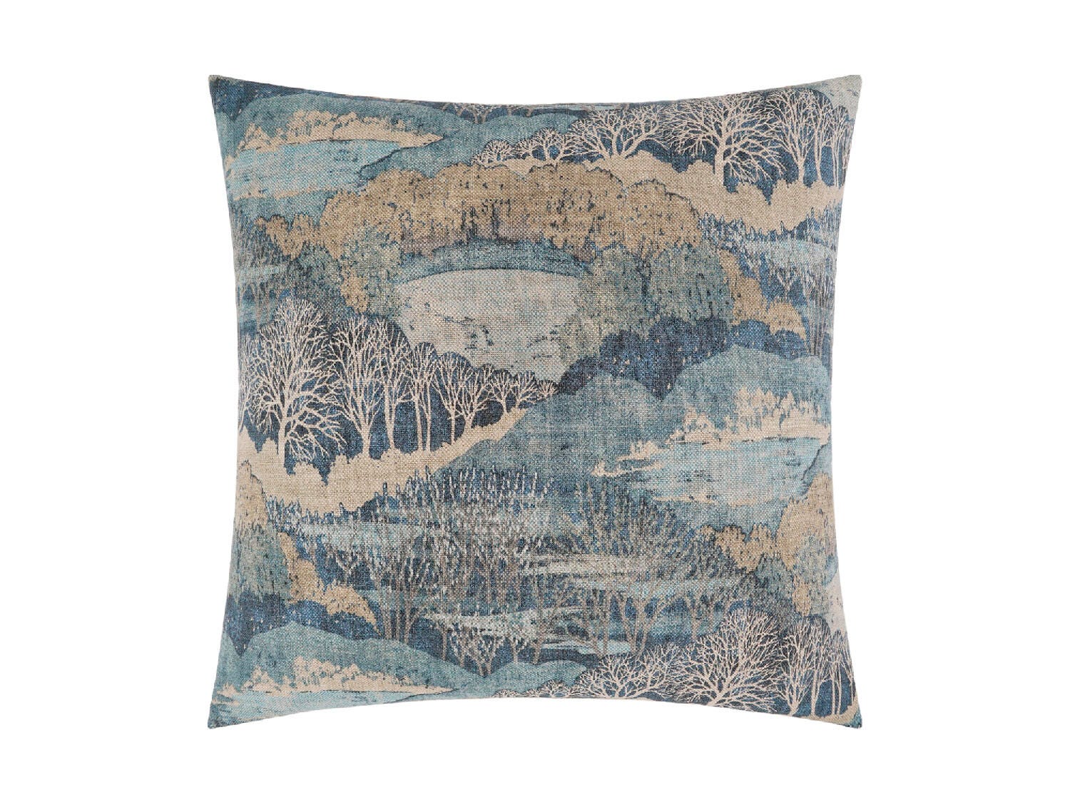 Click here for Ashley Luxe Layered Landscape Throw Pillow  Ocean prices