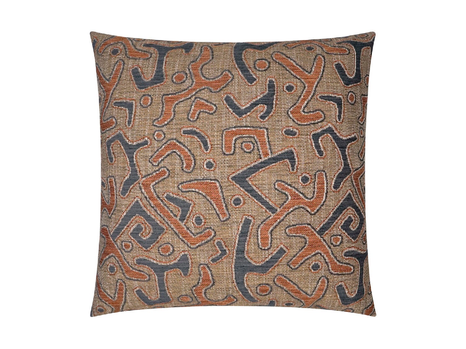 Click here for Ashley Luxe Abstract Motif Throw Pillow  Paprika prices