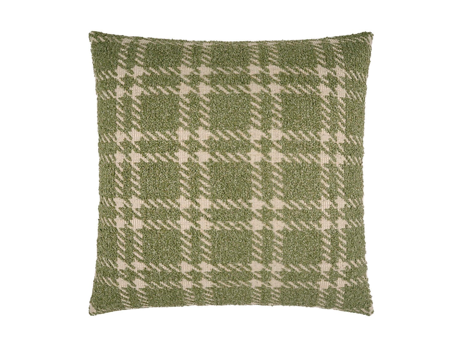 Click here for Ashley Luxe Woven Check Throw Pillow  Fern prices