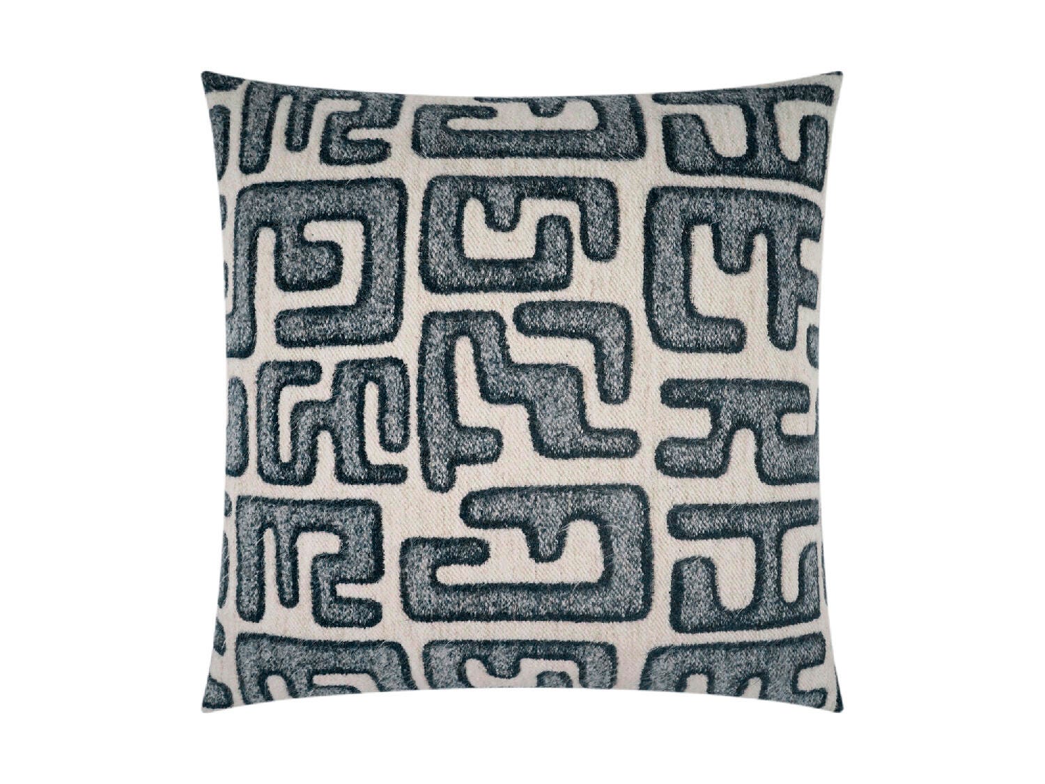 Click here for Ashley Luxe Geometric Motif Throw Pillow  Navy prices