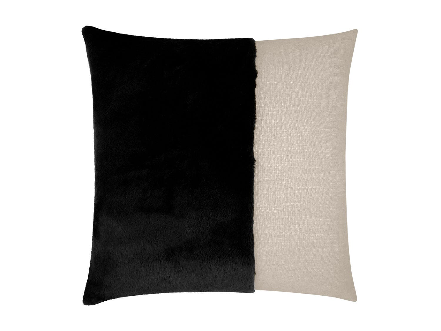 Click here for Ashley Luxe Contrast Panel Throw Pillow  Black prices