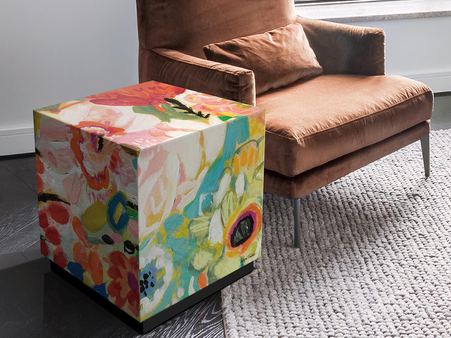 Click here for Empire Art Direct Secret Garden End Table  Multi prices