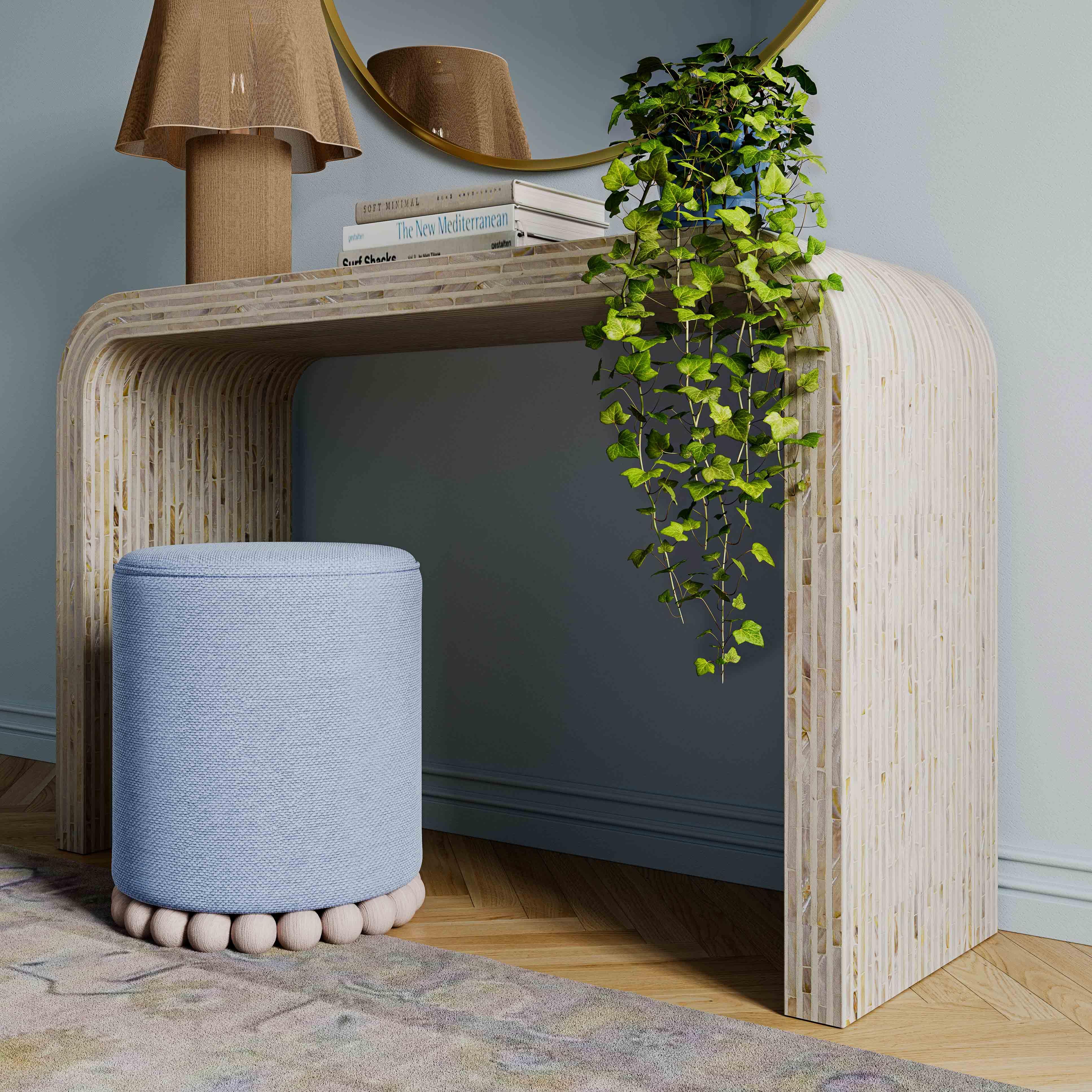 Click here for TOV Furniture Opus Console Table  Cream prices