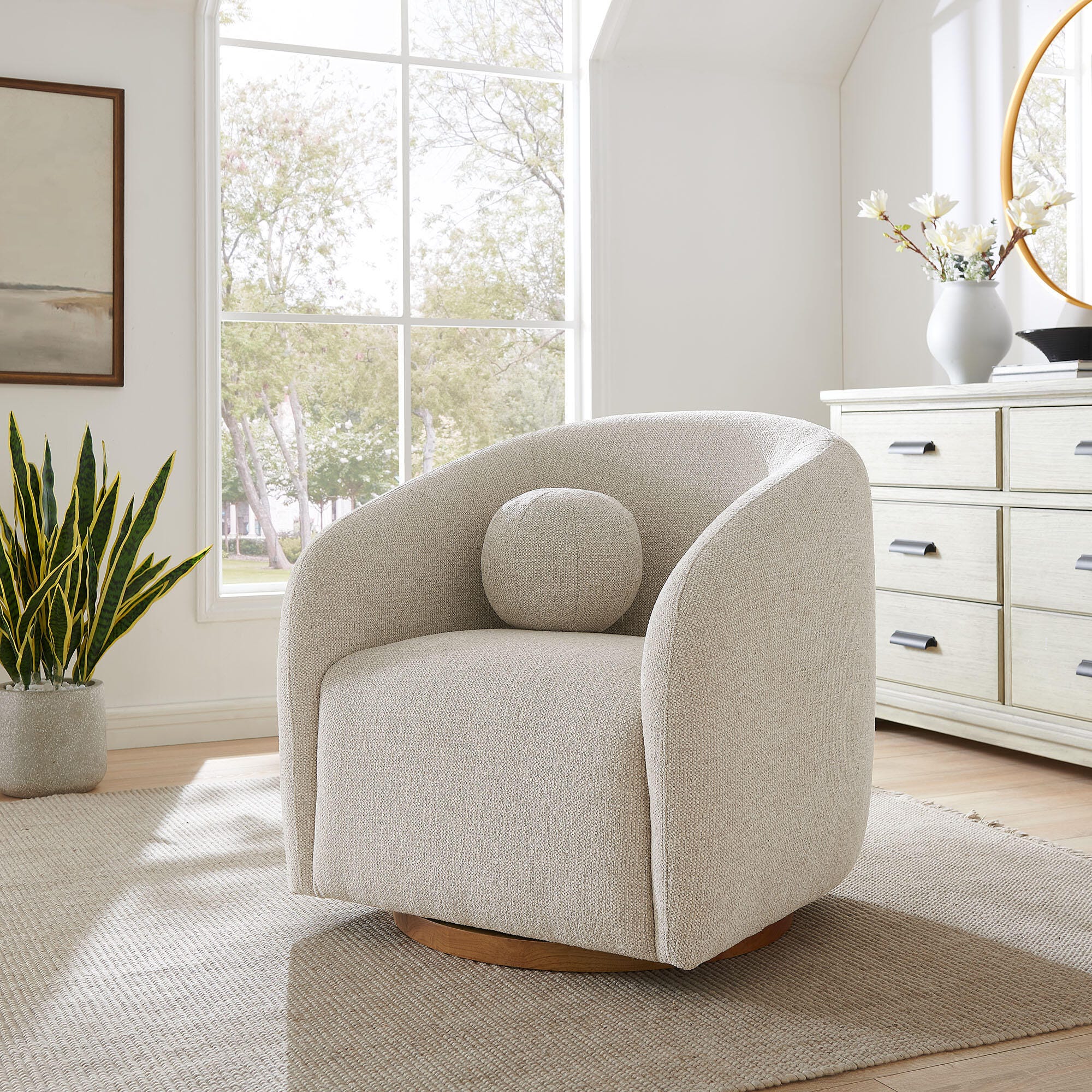 Click here for Modway Holland Swivel Accent Armchair  Dove Gray prices