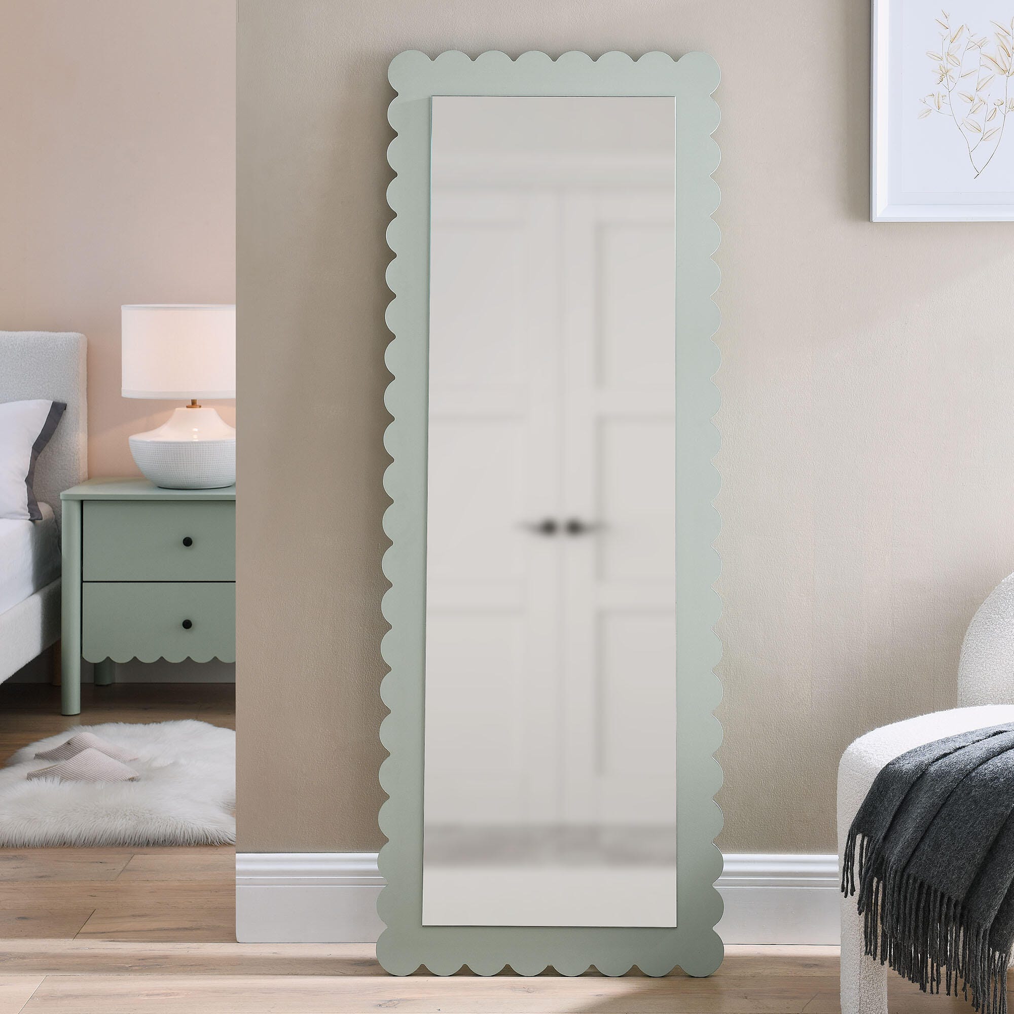 Click here for Modway Emmeline Floor Mirror  Sage prices