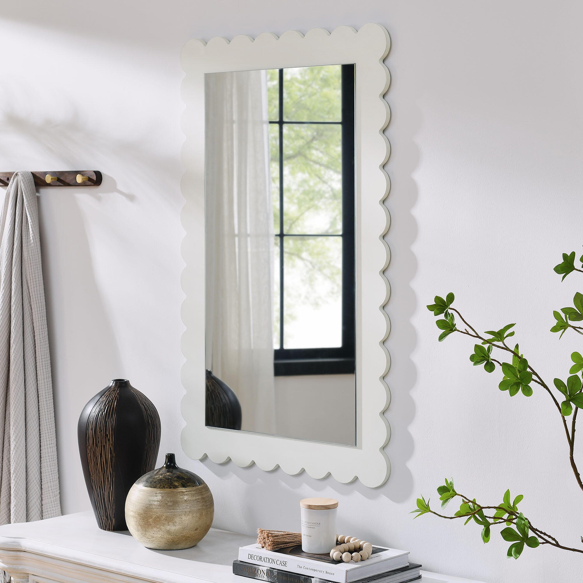 Click here for Modway Emmeline Wall Mirror  White prices