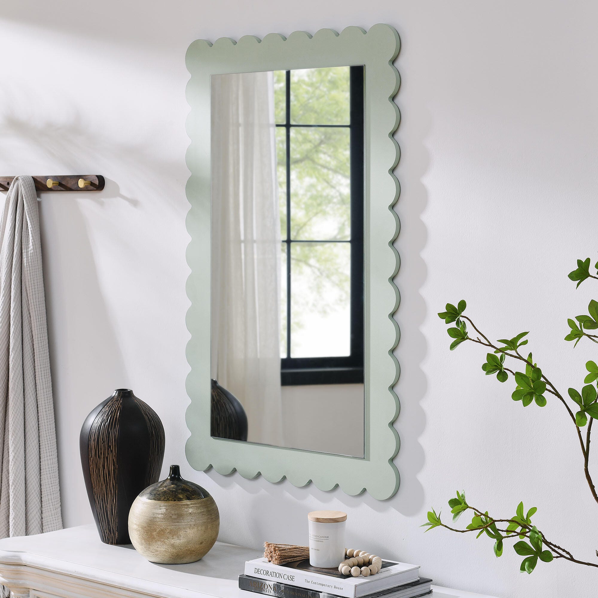 Click here for Modway Emmeline Wall Mirror  Sage prices