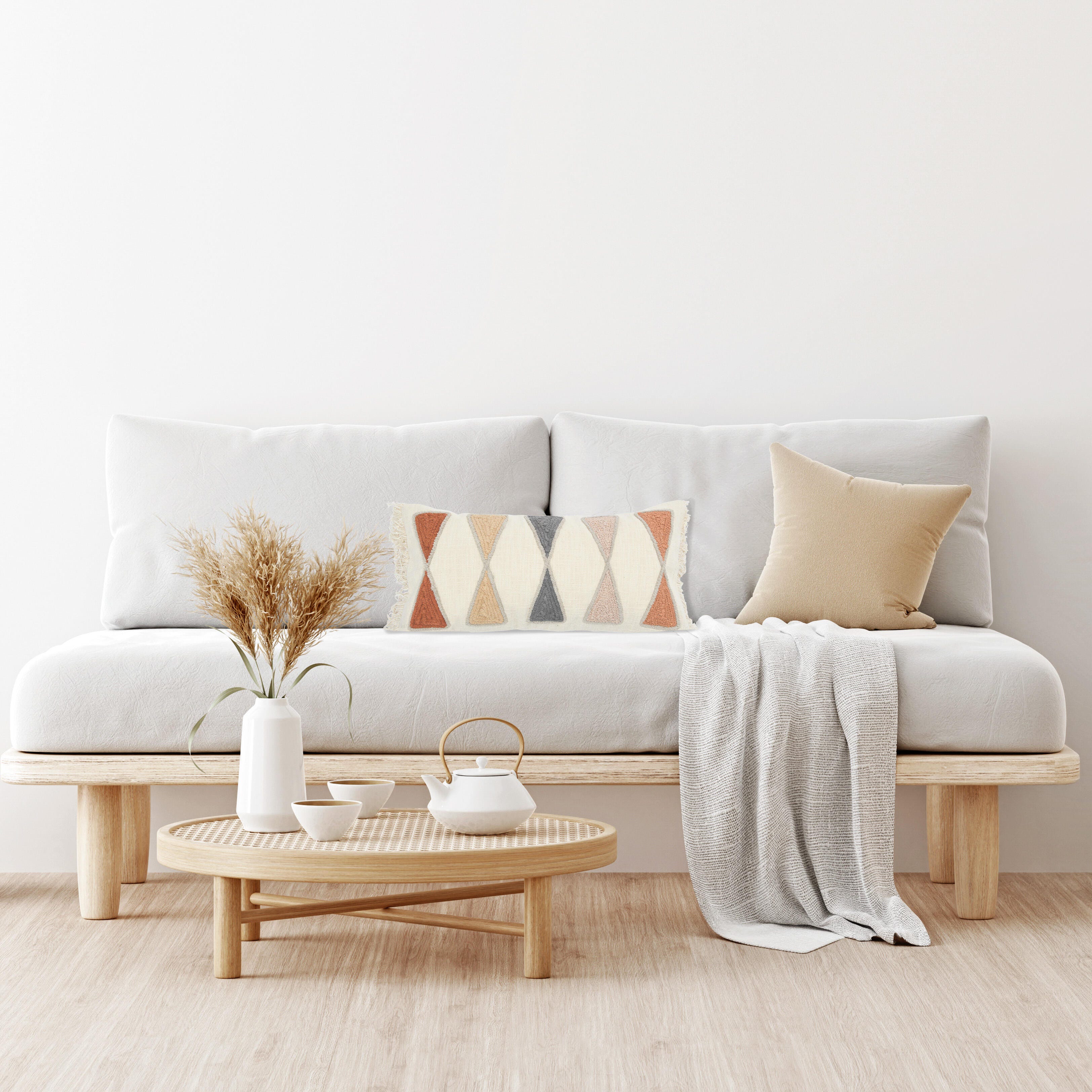 Click here for Storied Home Fringed Decorative Throw Pillow  Mult... prices