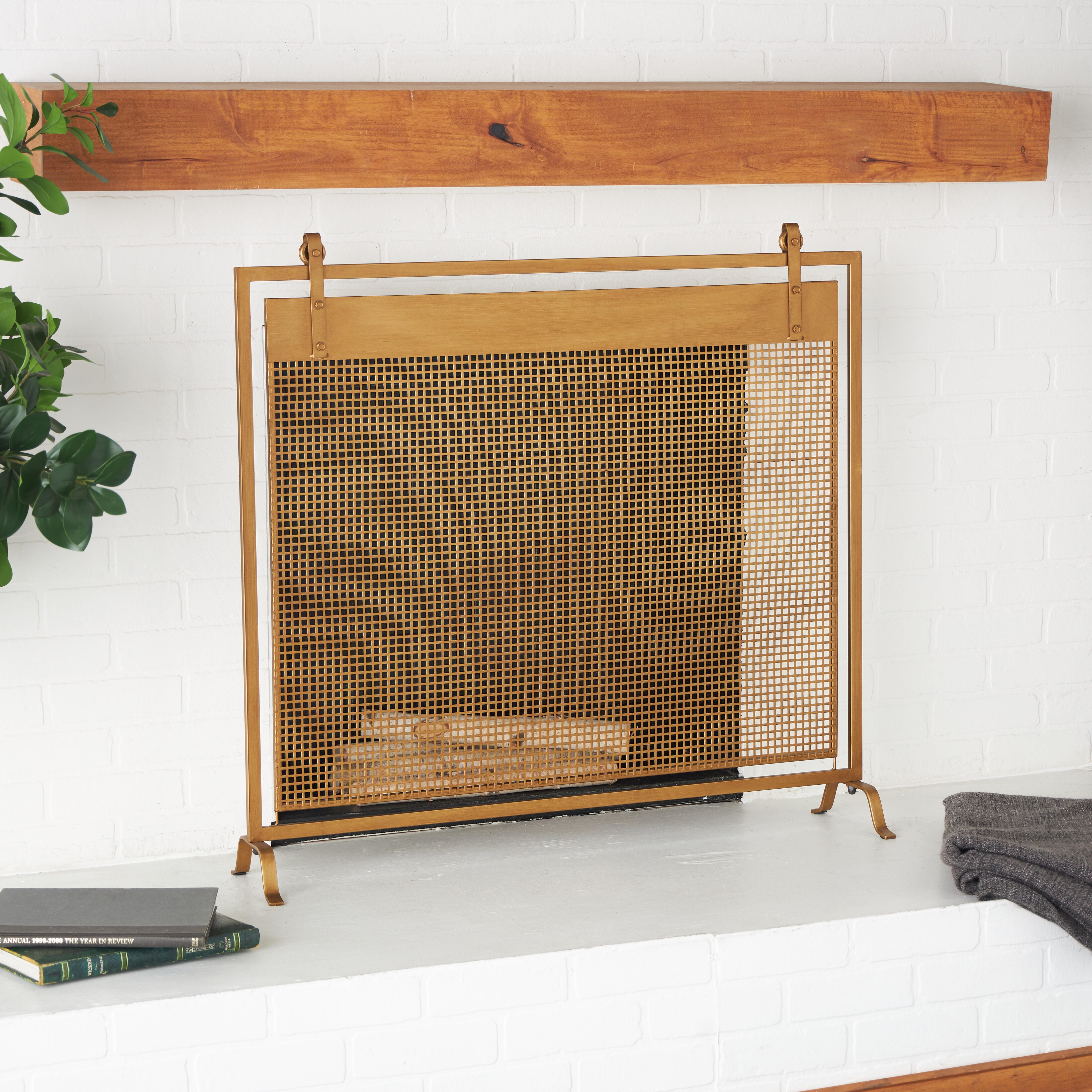 Click here for Bayberry Lane 38 x 36 Fireplace Screen  Gold prices