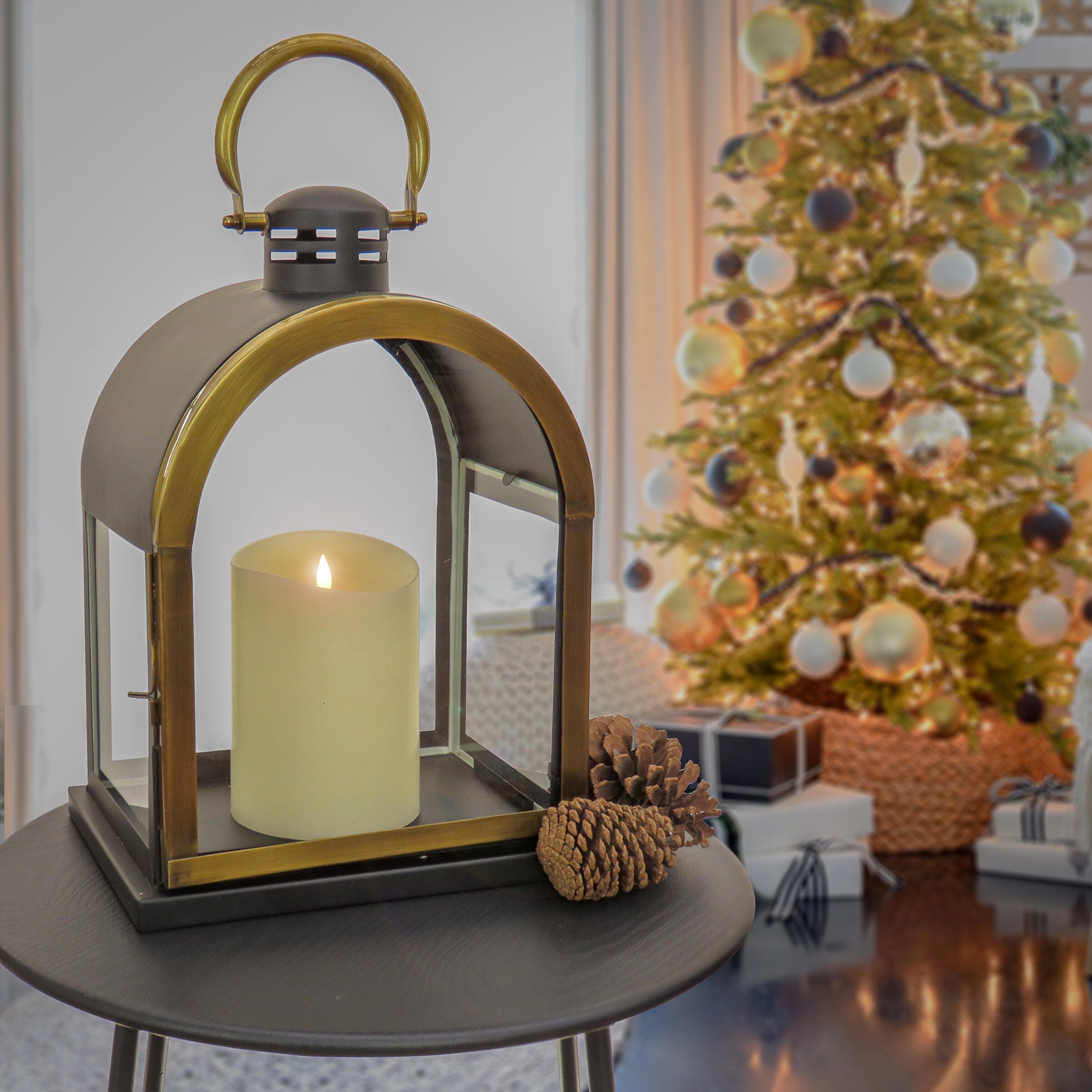 Click here for National Tree Company Small Dome Candle Holder  Bl... prices