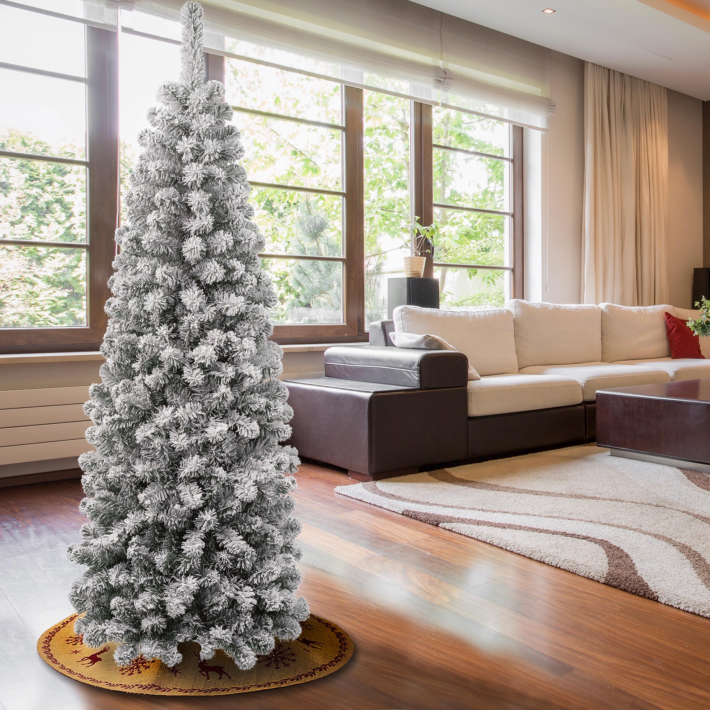 Click here for National Tree Company 6 Slim Flocked Acacia Artifi... prices