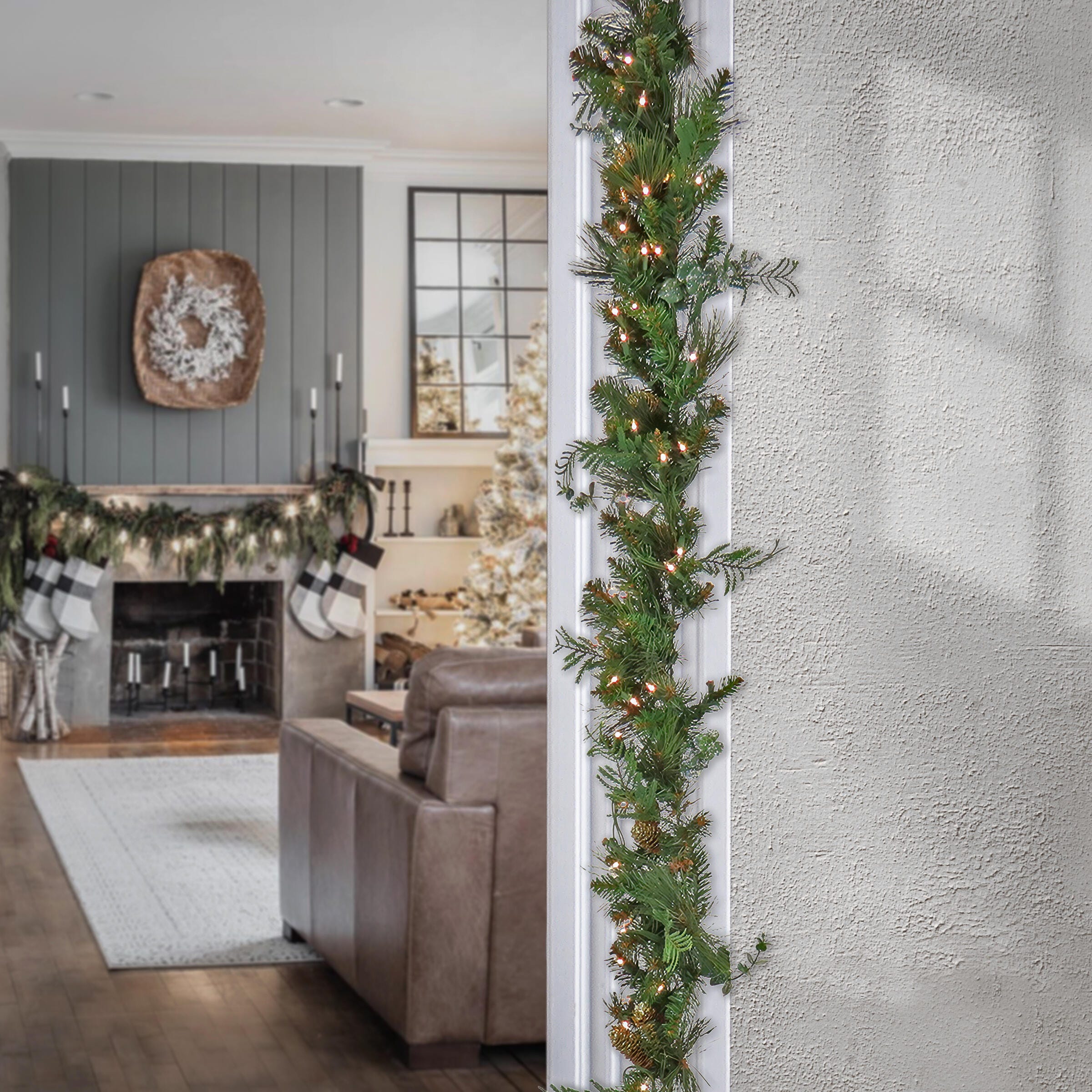 Click here for National Tree Company North Conway Garland  Green prices