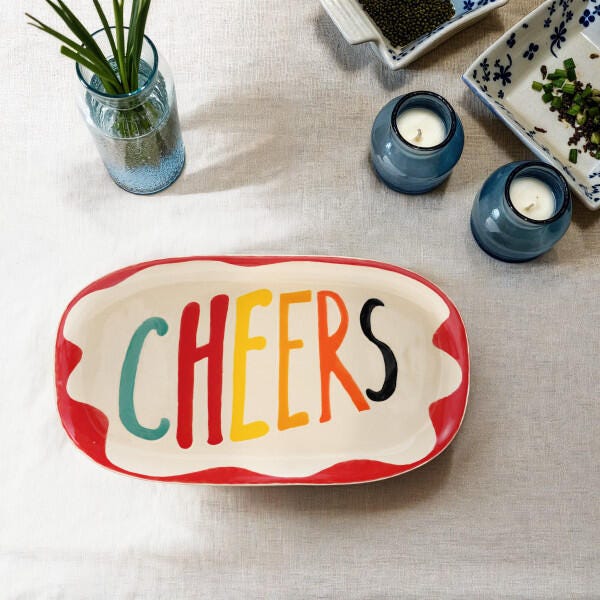 Click here for Storied Home Decorative Platter  Red prices