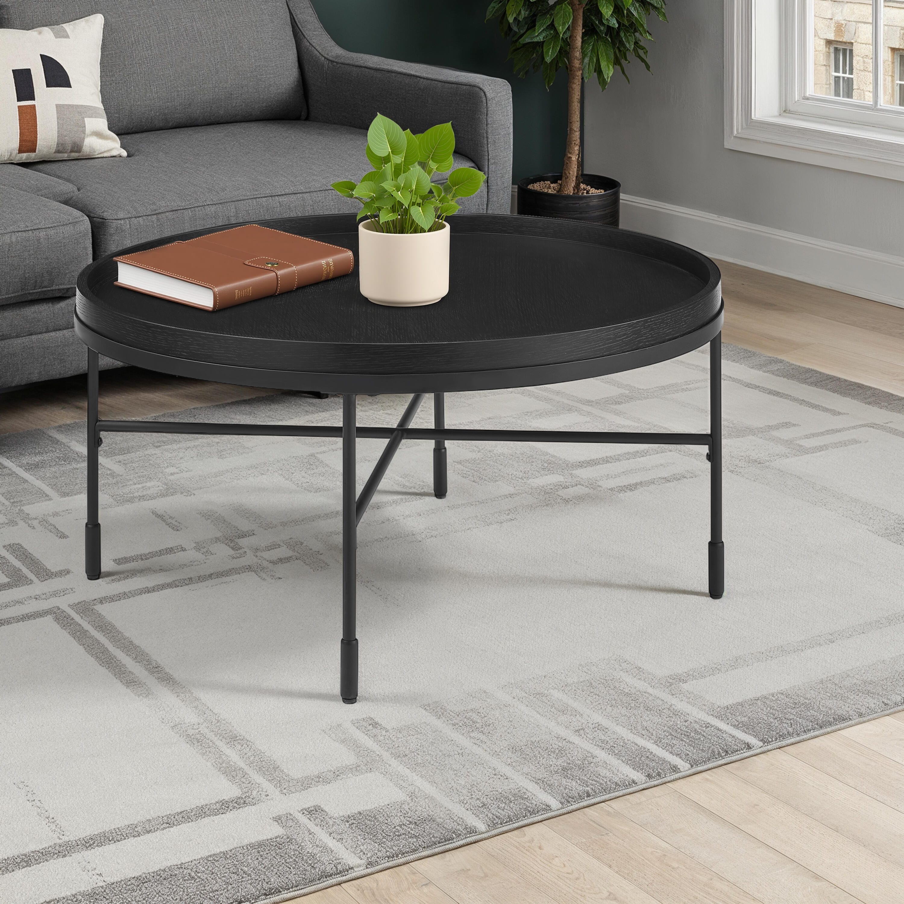 Click here for Linon Soloman Coffee Table  Black prices