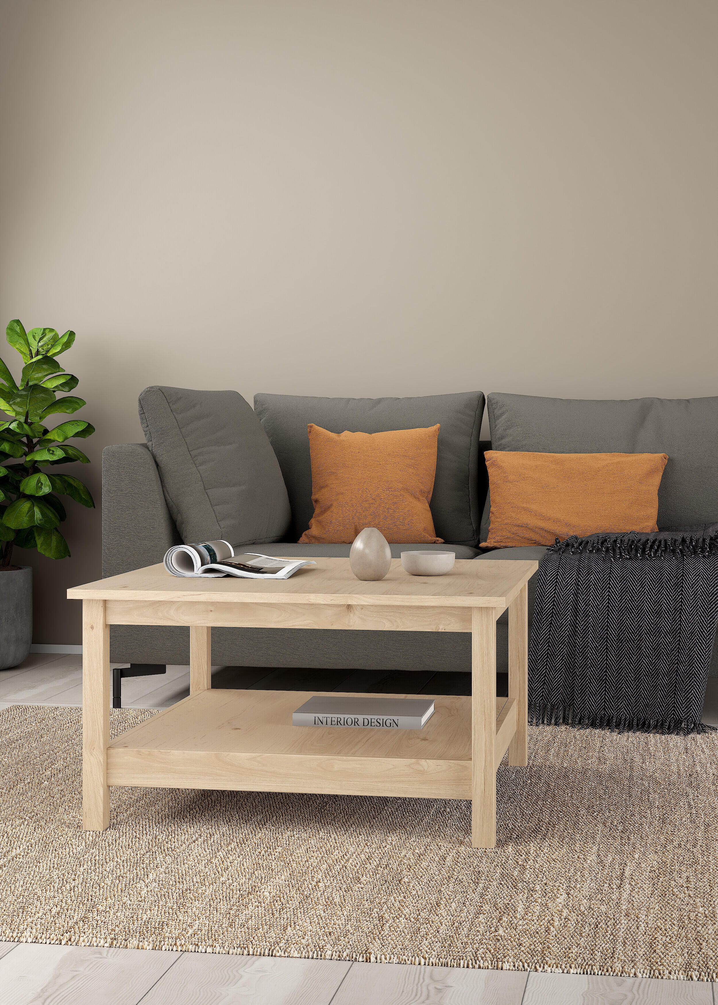 Click here for Tvilum Madrid Coffee Table  Jackson Hickory prices