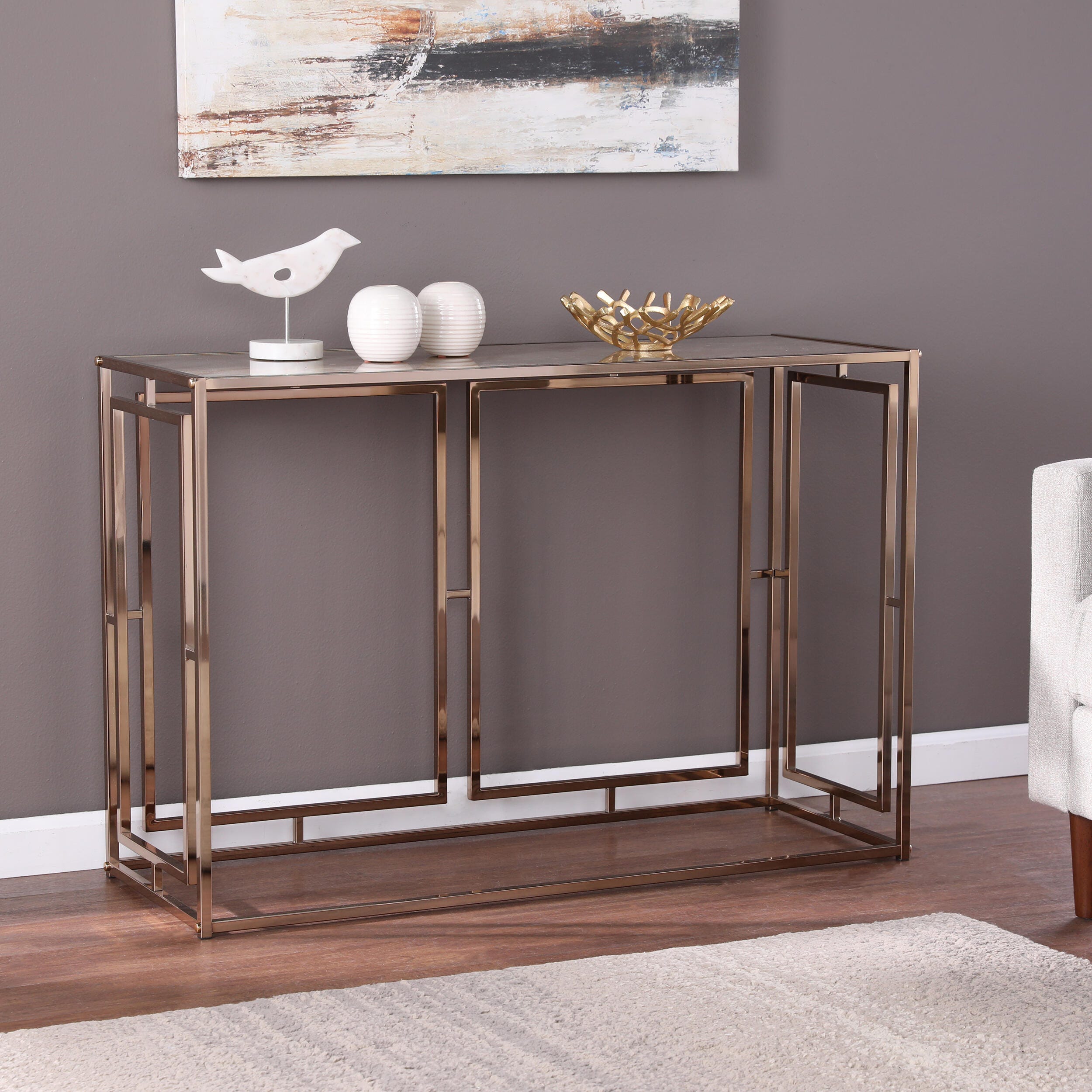 Click here for SEI Simondley Console Table  Champagne/Gold prices