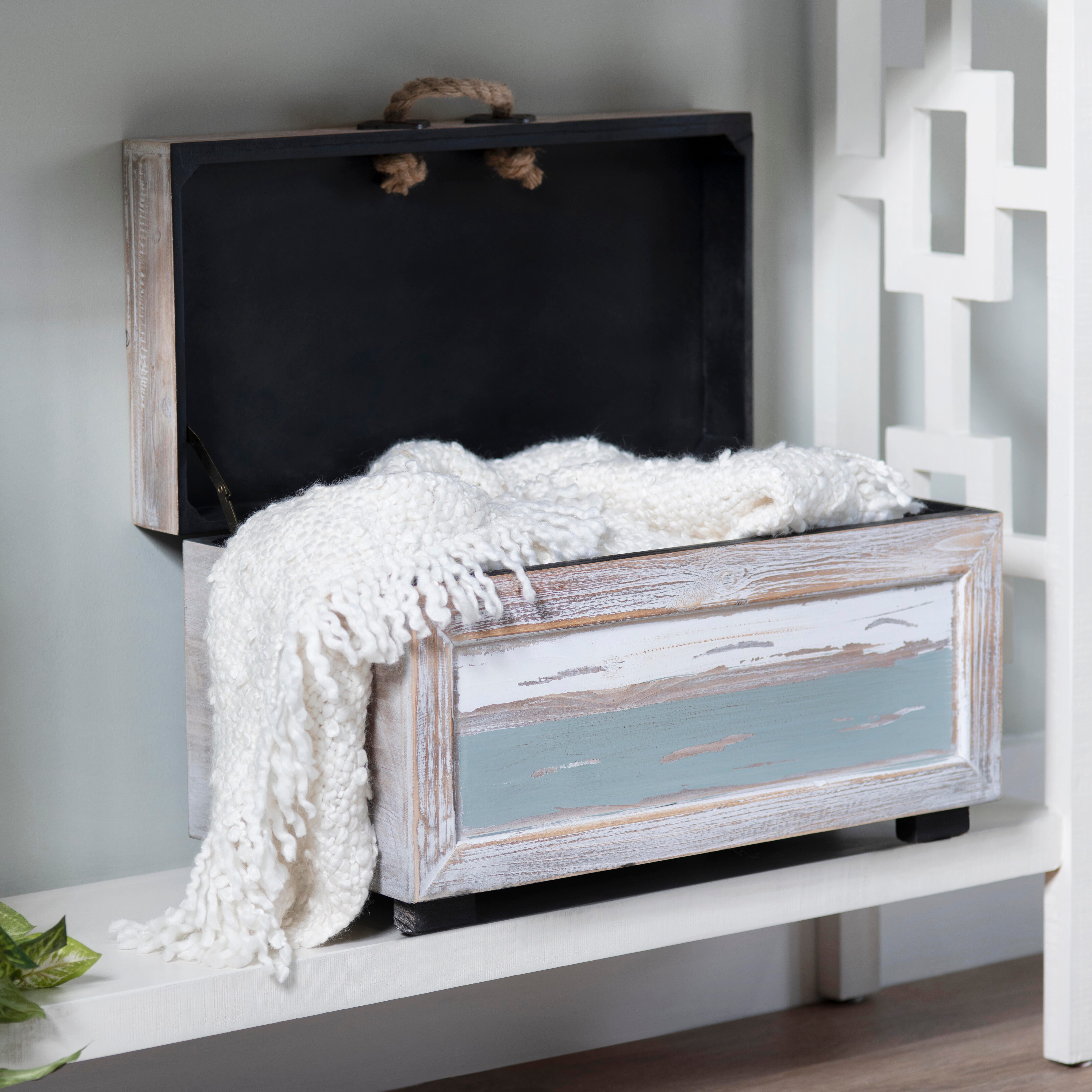 Click here for Crestview Collection 3-Piece Distressed Storage Tr... prices