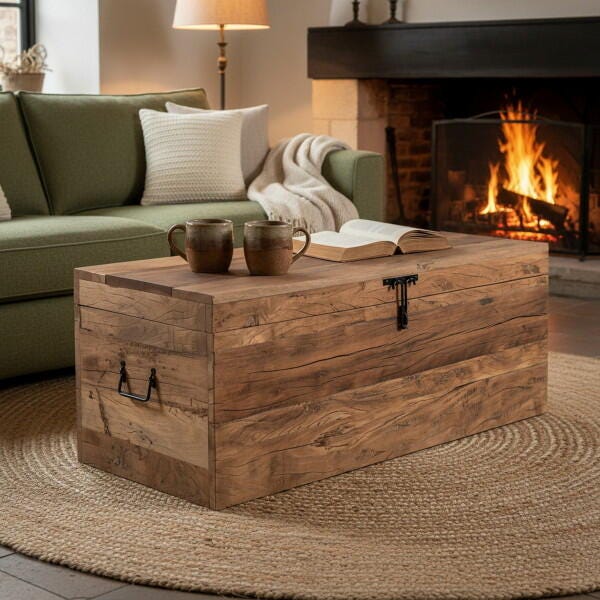 Click here for Crestview Collection Storage Trunk  Brown prices