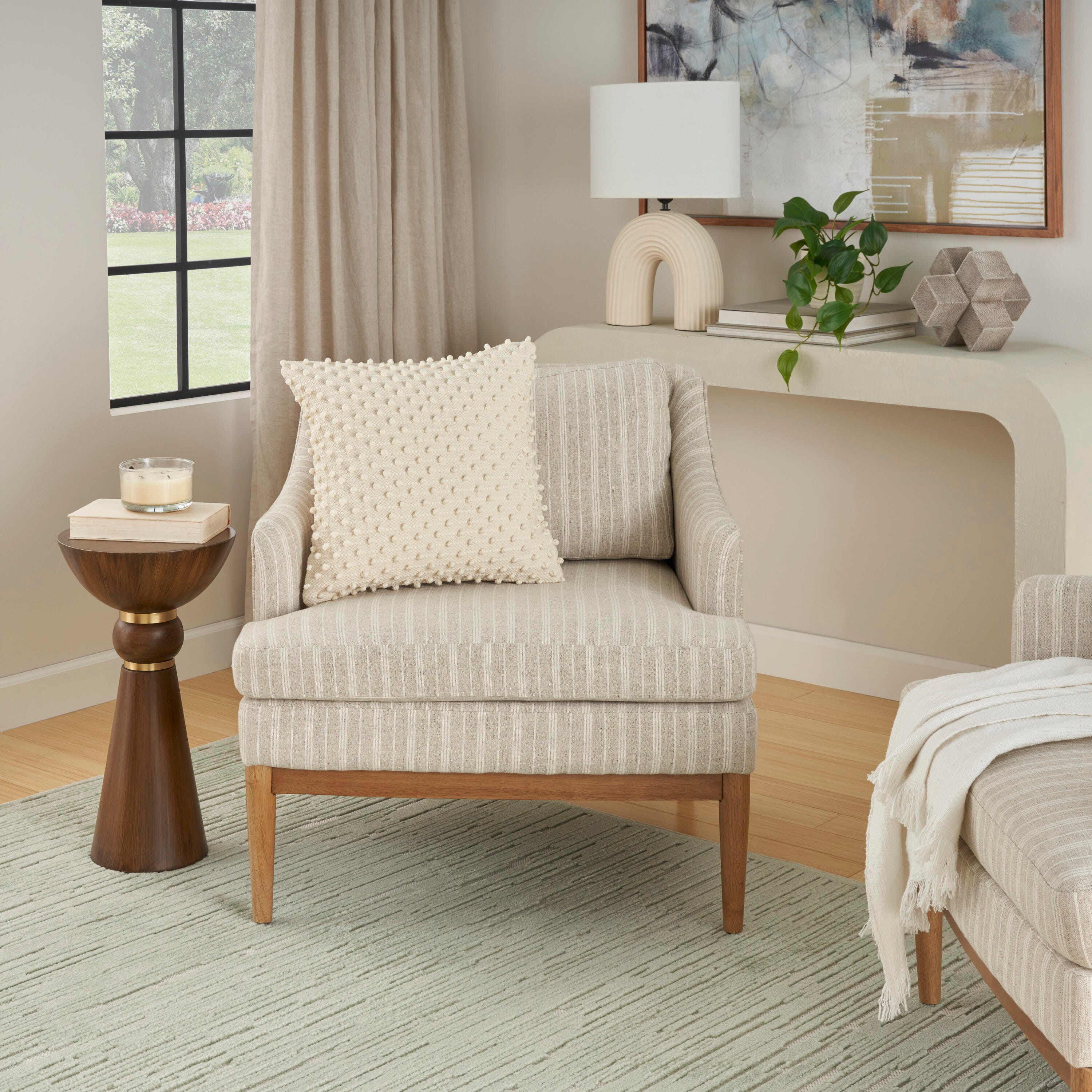 Click here for Nourison Home Indoor/Outdoor Throw Pillow  Ivory prices