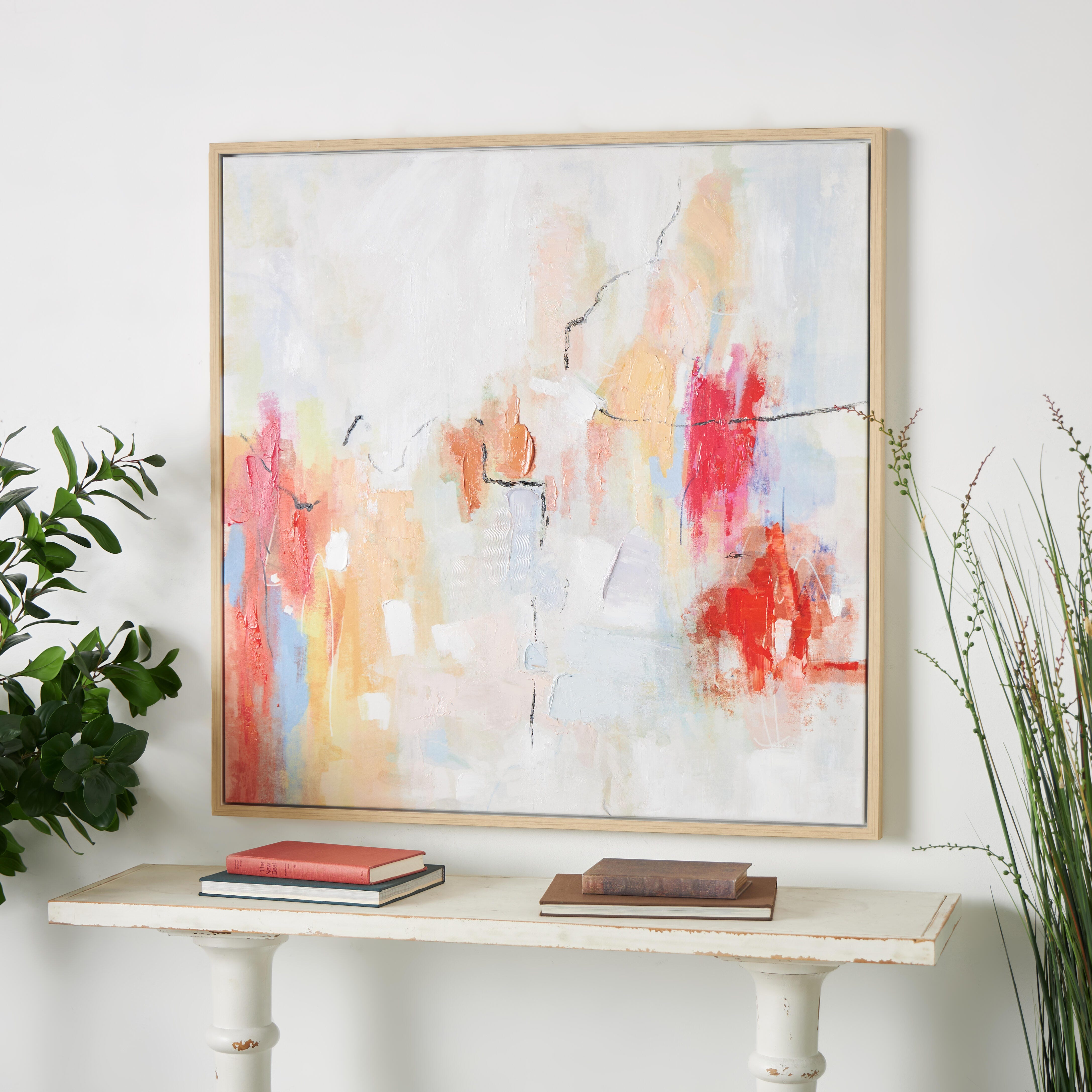 Click here for Bayberry Lane Watercolor Blotch Framed Wall Art 40... prices