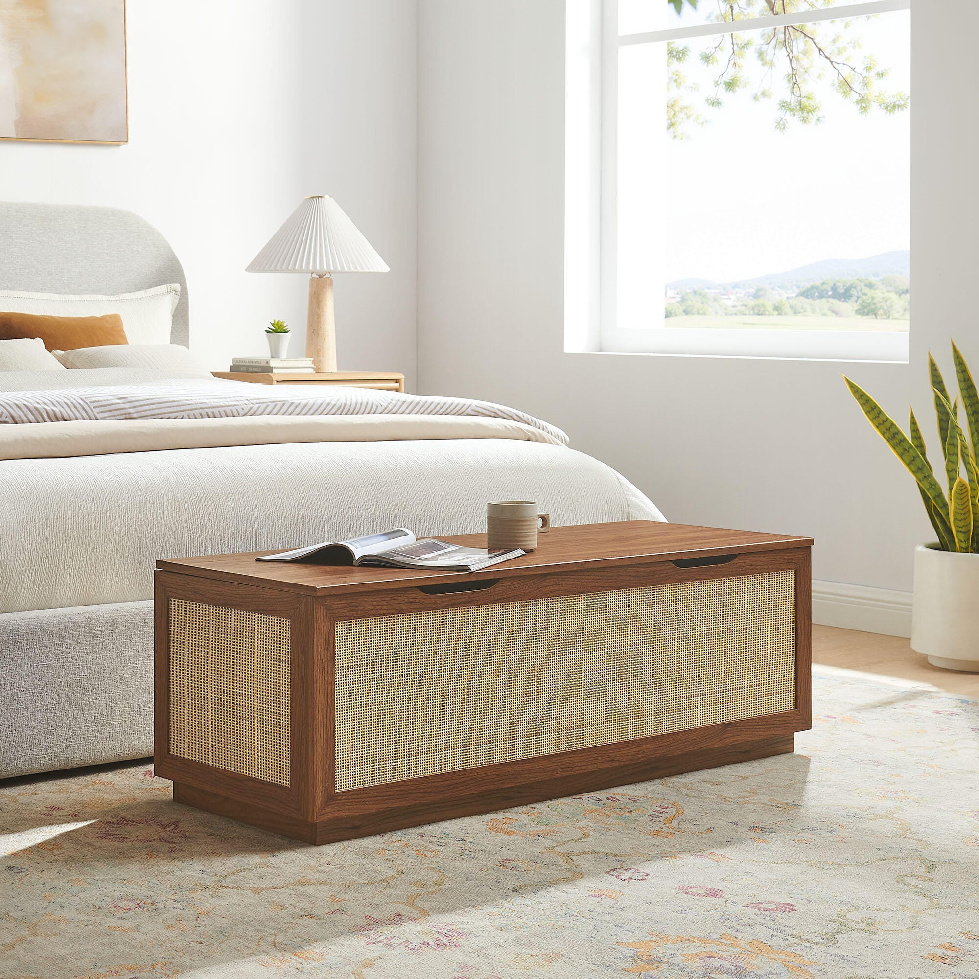 Click here for Modway Soma Storage Bench  Walnut prices
