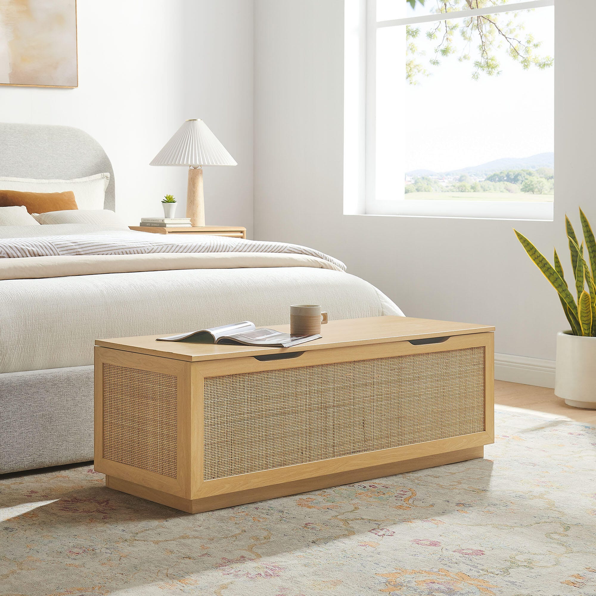 Click here for Modway Soma Storage Bench  Oak prices