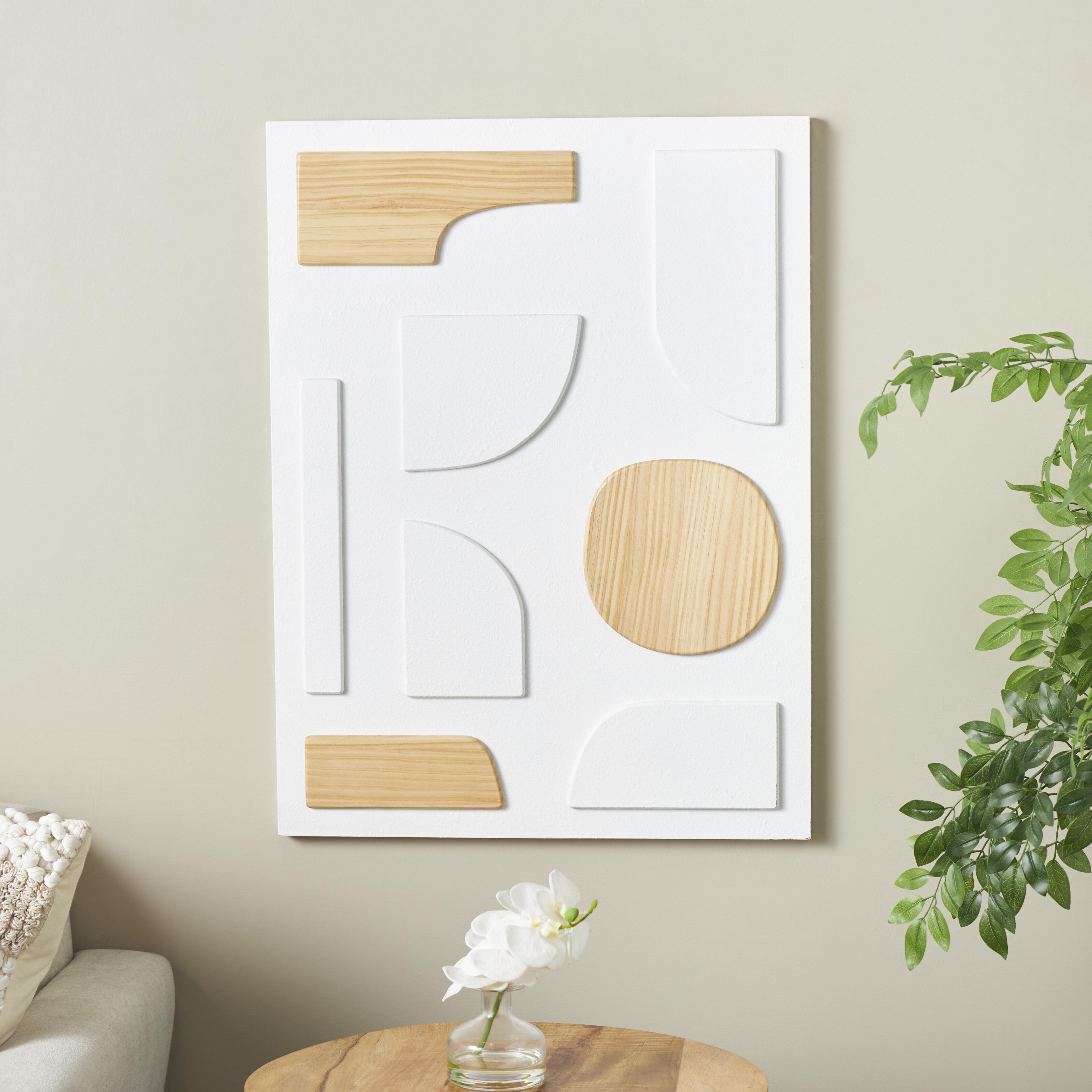Click here for Bayberry Lane Dimensional Art Deco Shapes Wall Dec... prices