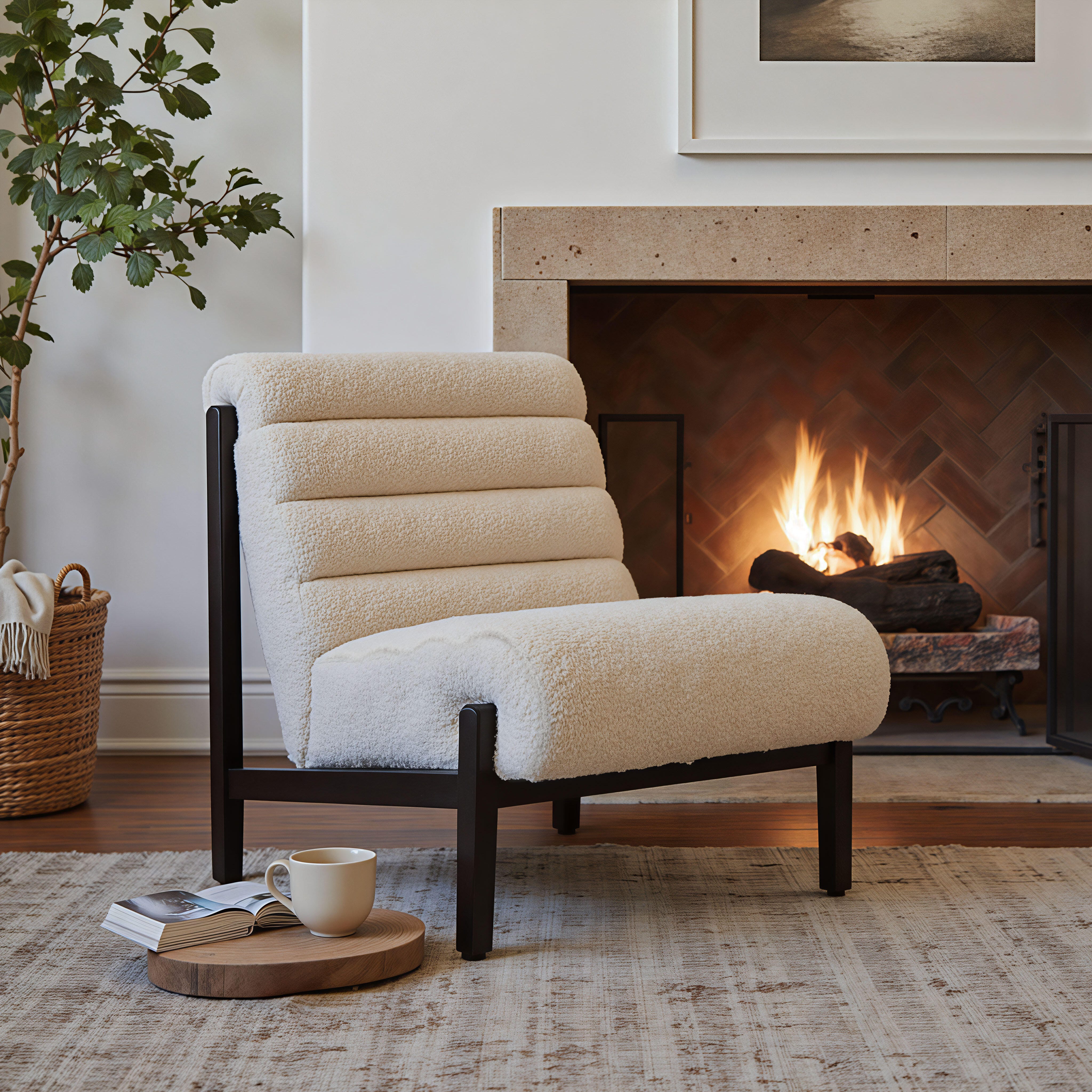 Click here for Erika Home Maki Accent Chair  Beige prices