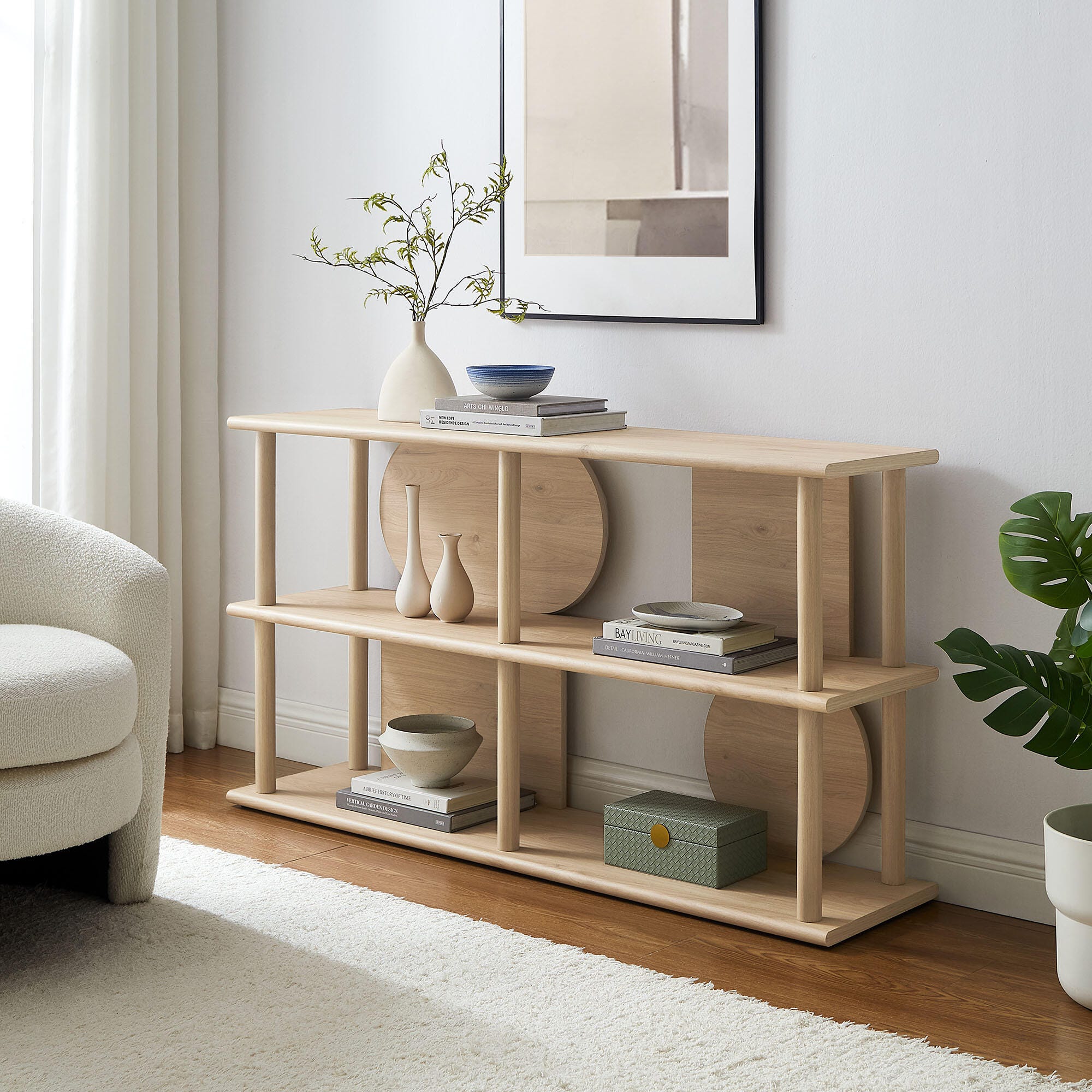 Click here for Modway Zadie Console Table  Light Oak prices