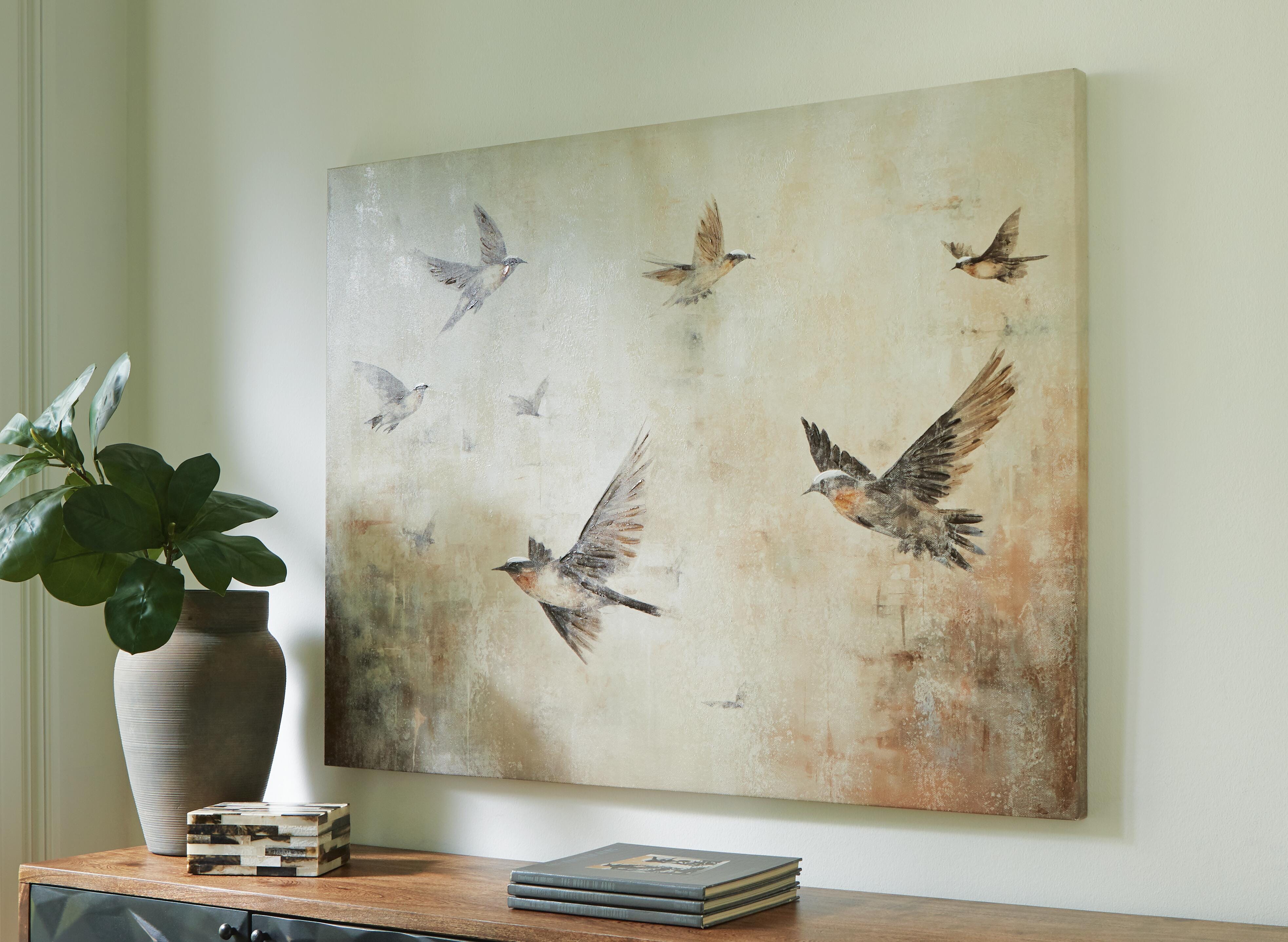 Click here for Collmund Birds Wall Art  Gray/Brown prices