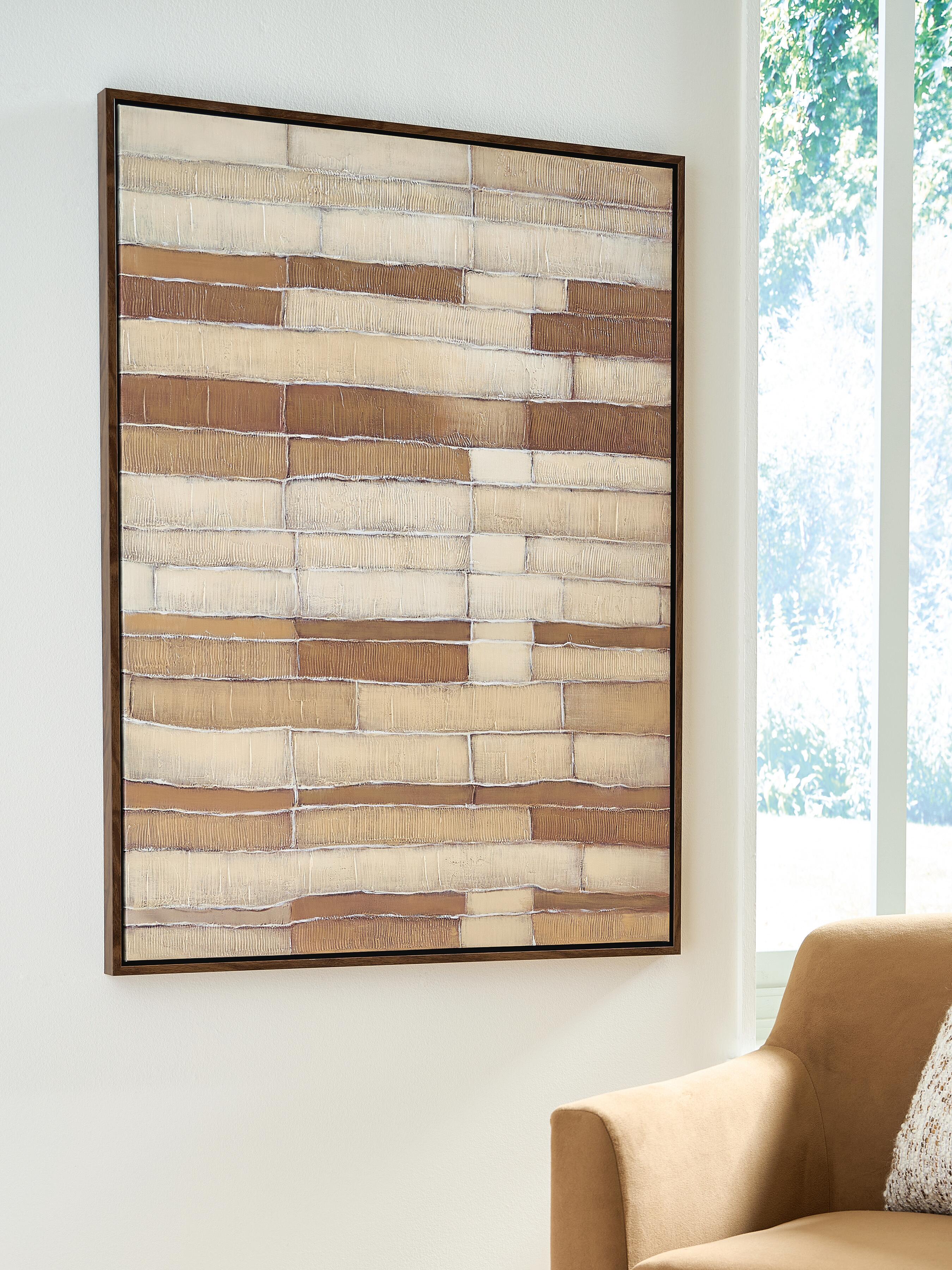 Click here for Kalanmore Abstract Canvas Wall Art  Brown/Tan/Whit... prices