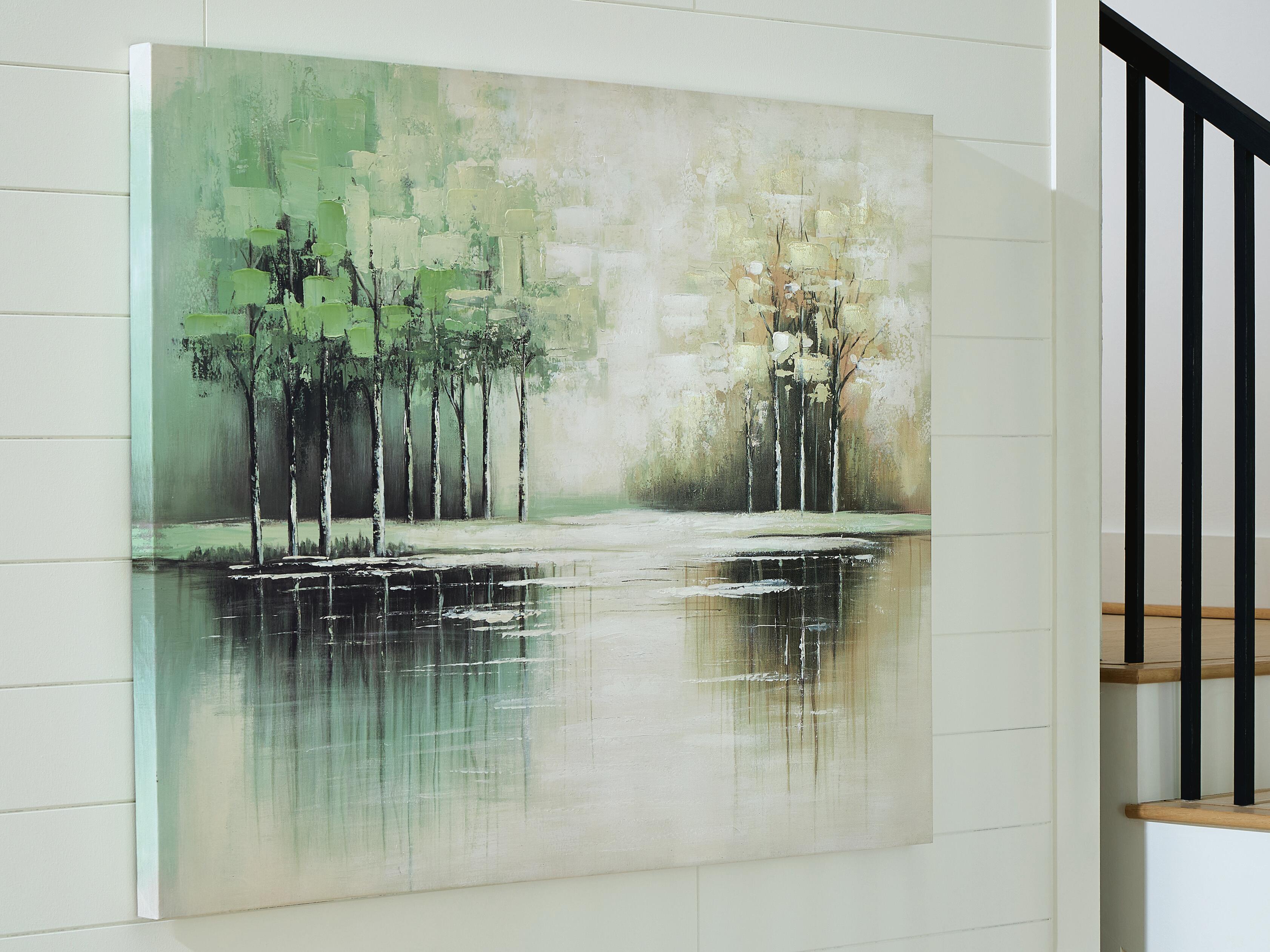 Click here for Garlenridge Canvas Wall Art  Green/Tan/White prices