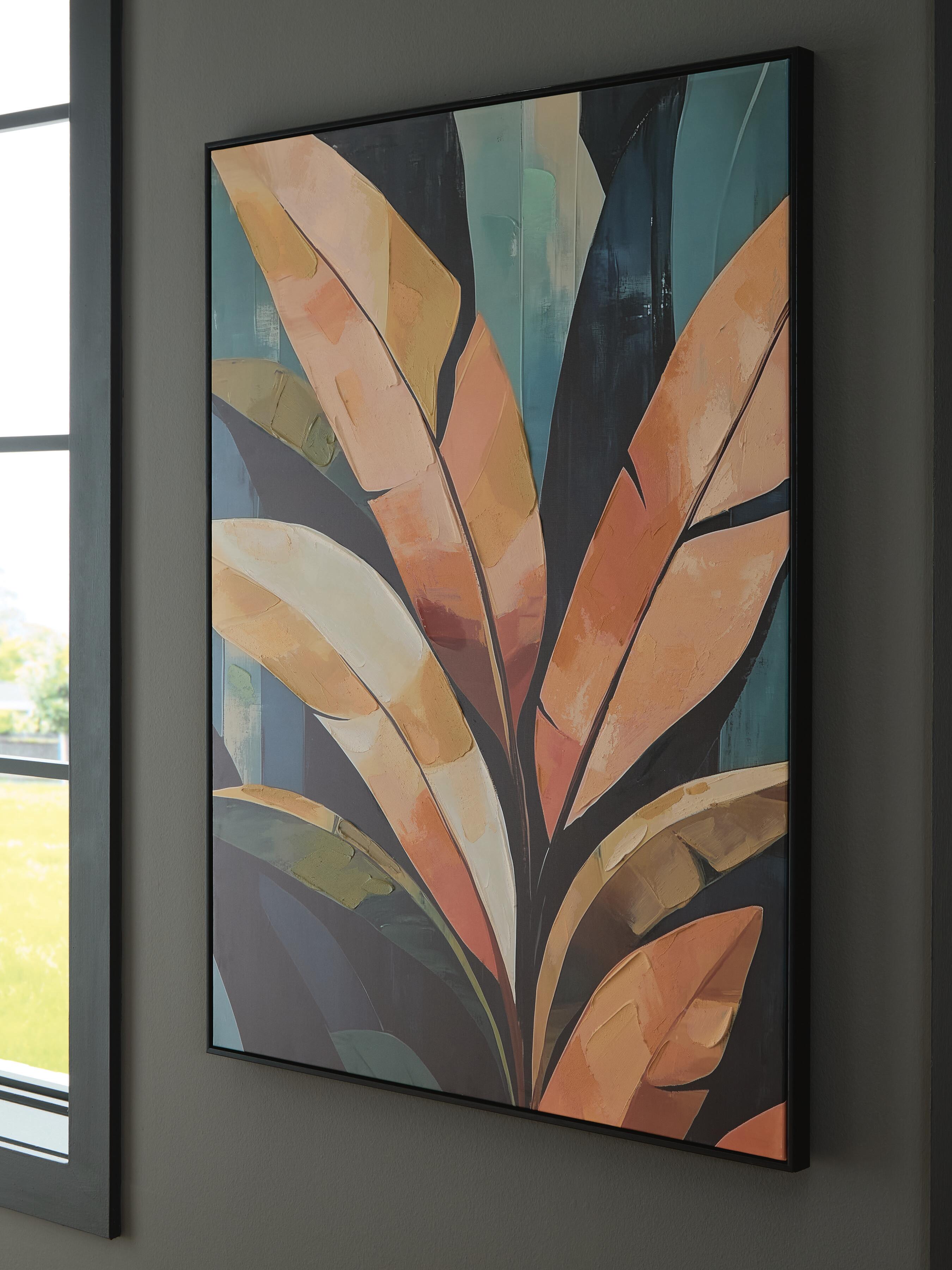 Click here for Laurelie Multicolored Leaves Wall Art prices