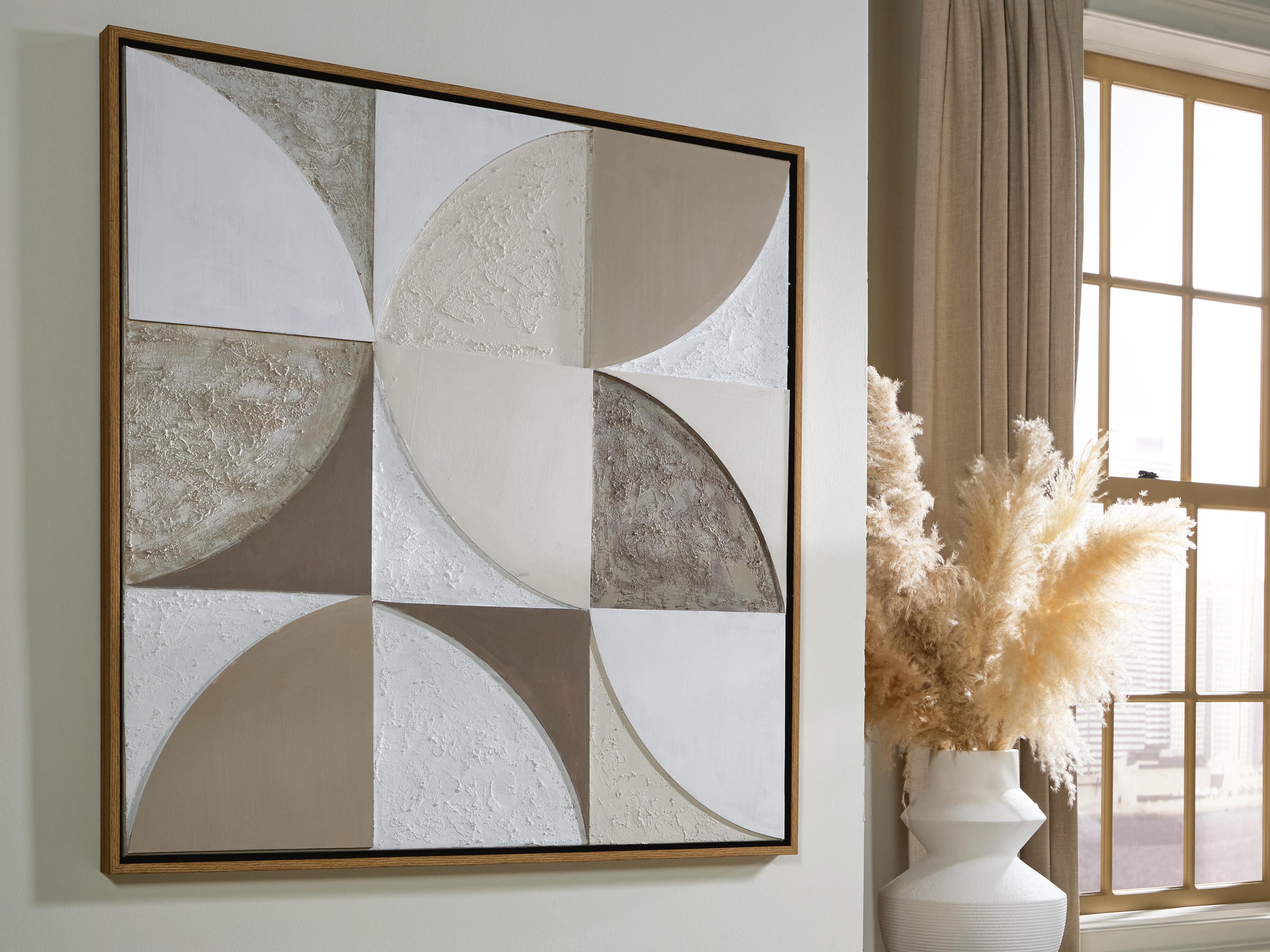 Click here for Harelman Wall Art  Tan/Taupe/White prices