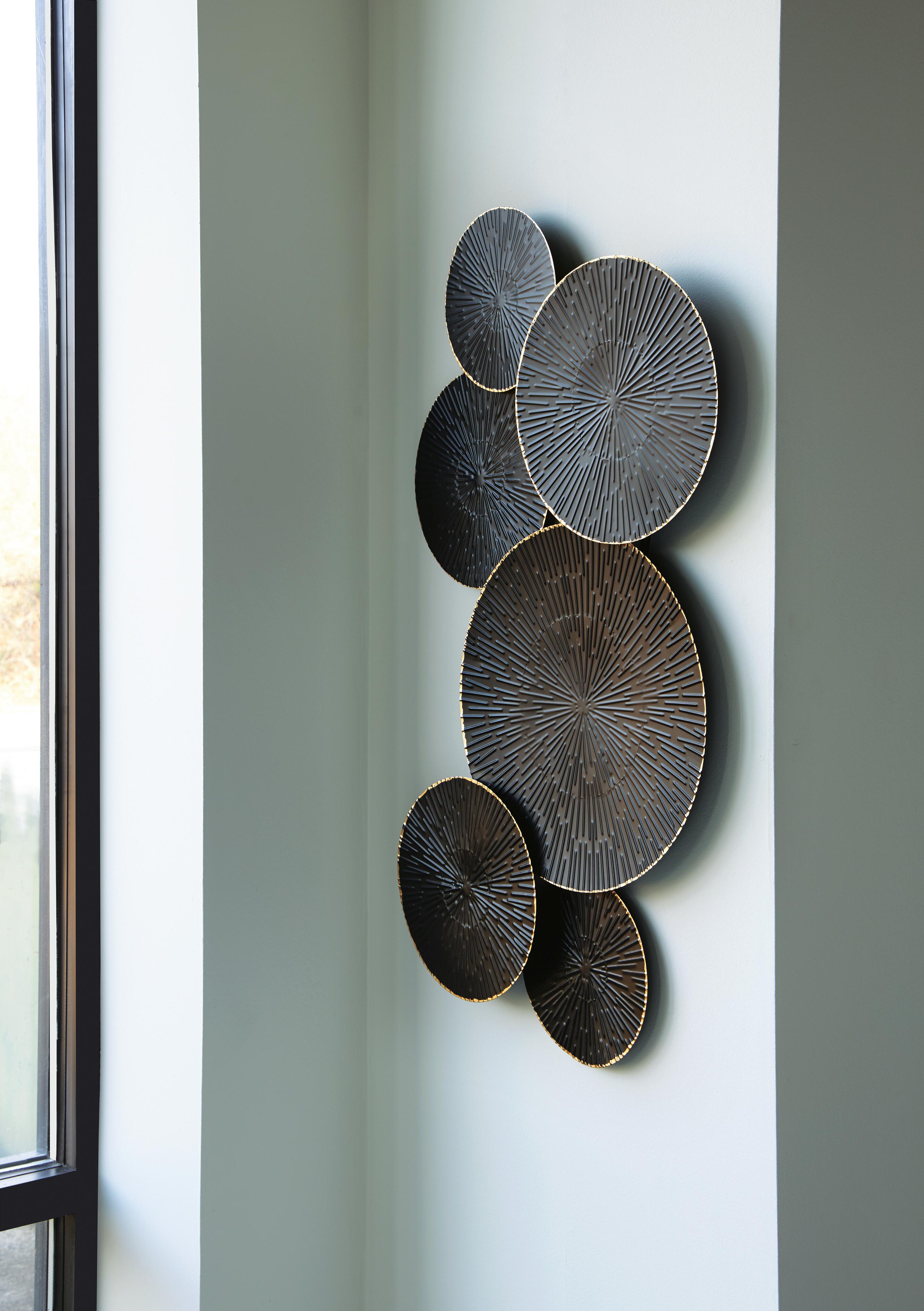 Click here for Rhetlen Wall Decor  Black/Gold Finish prices