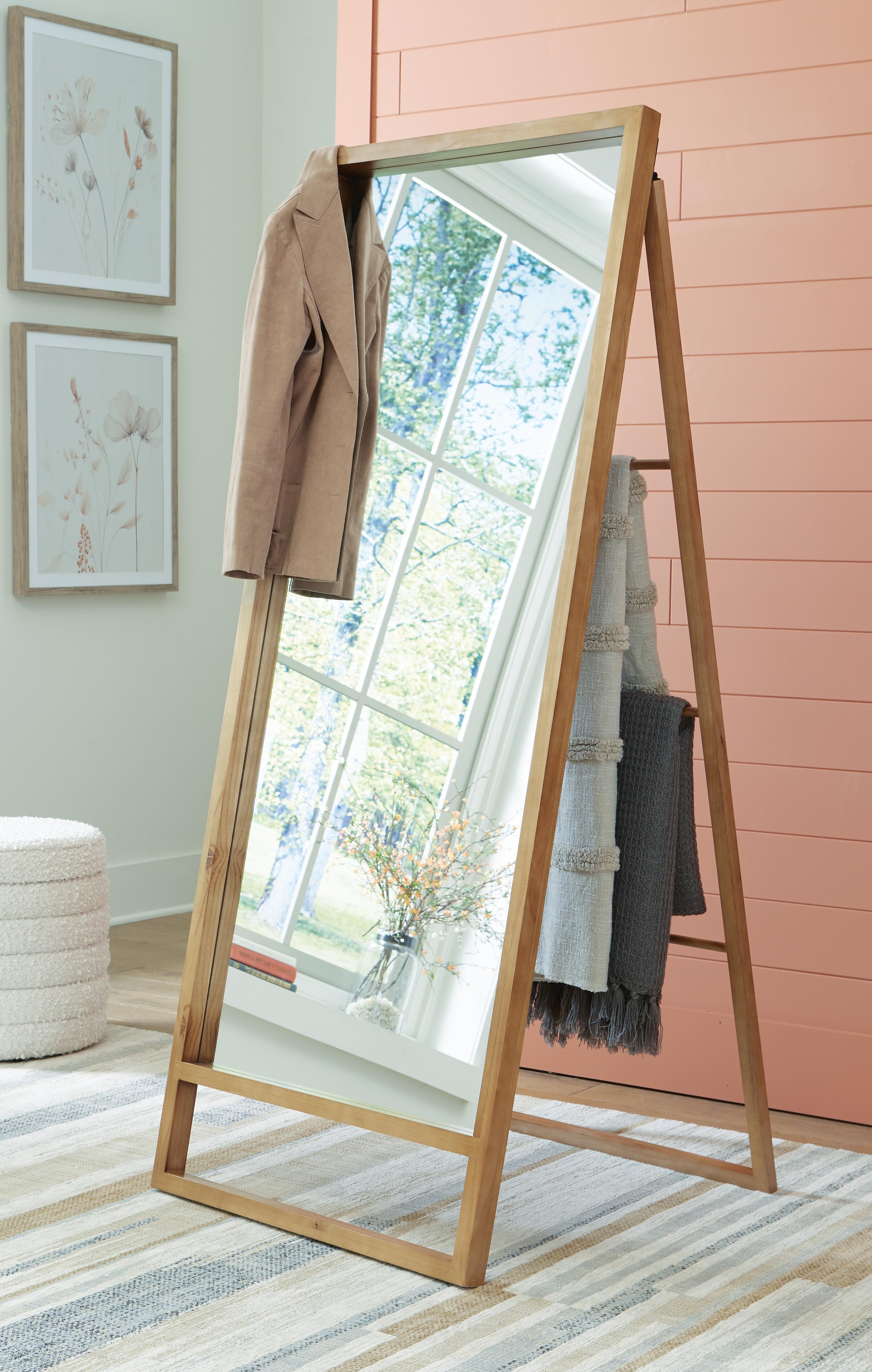 Click here for Devford Floor Mirror  Brown prices