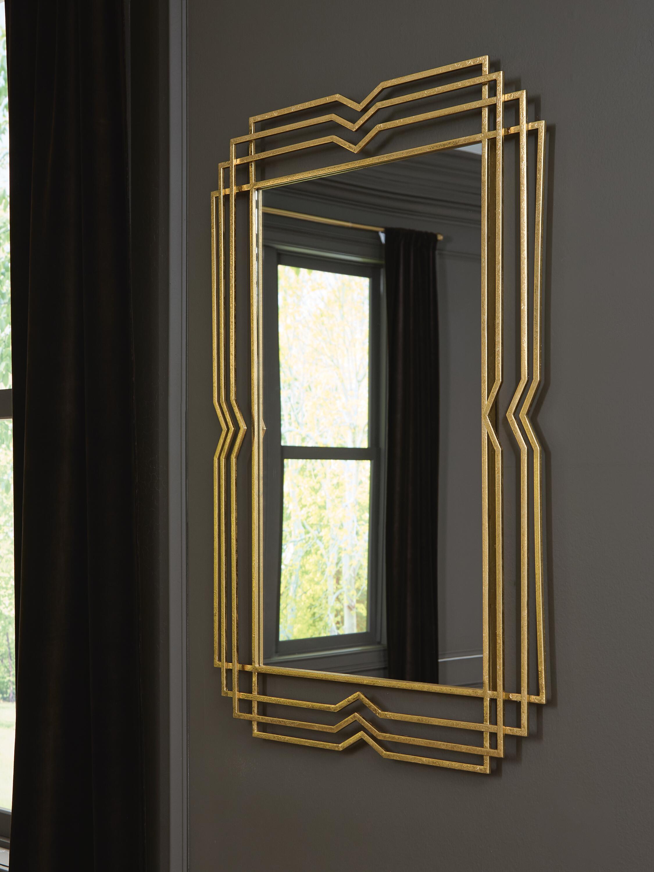 Click here for Claybrook Accent Mirror  Gold Finish prices