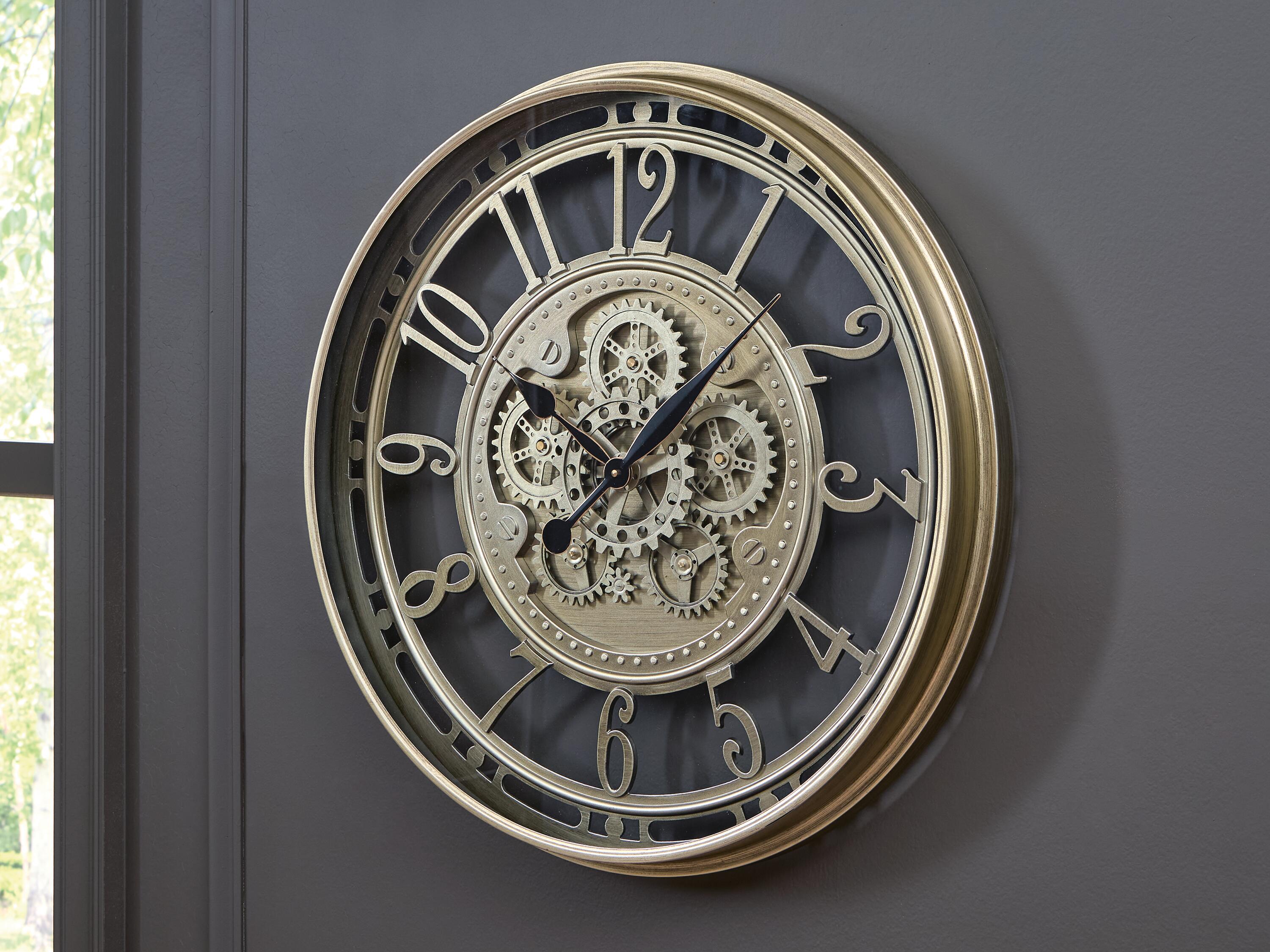Click here for Gilover Wall Clock  Champagne Finish prices