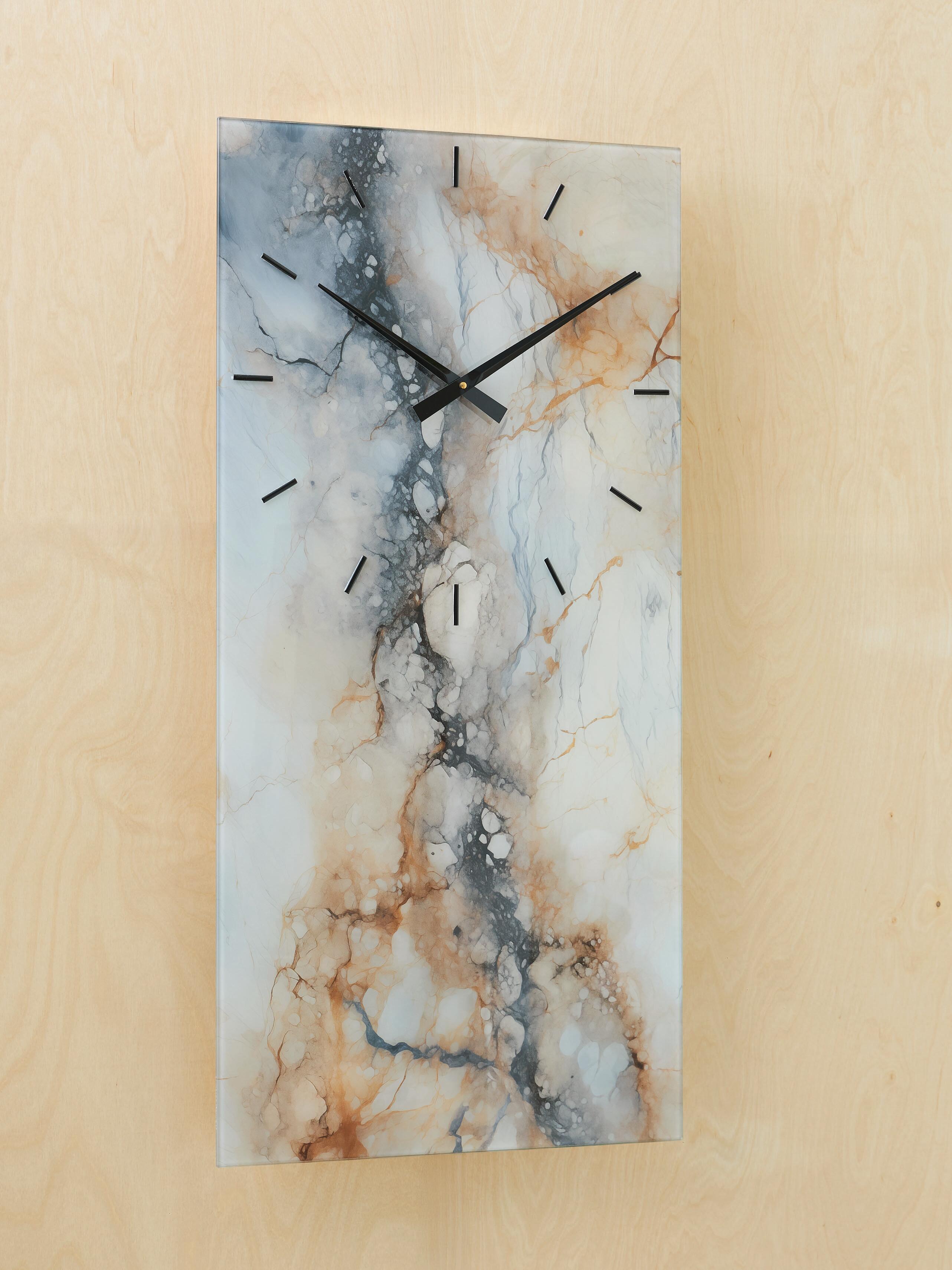 Click here for Teague Wall Clock  Brown/Gray/Ivory prices