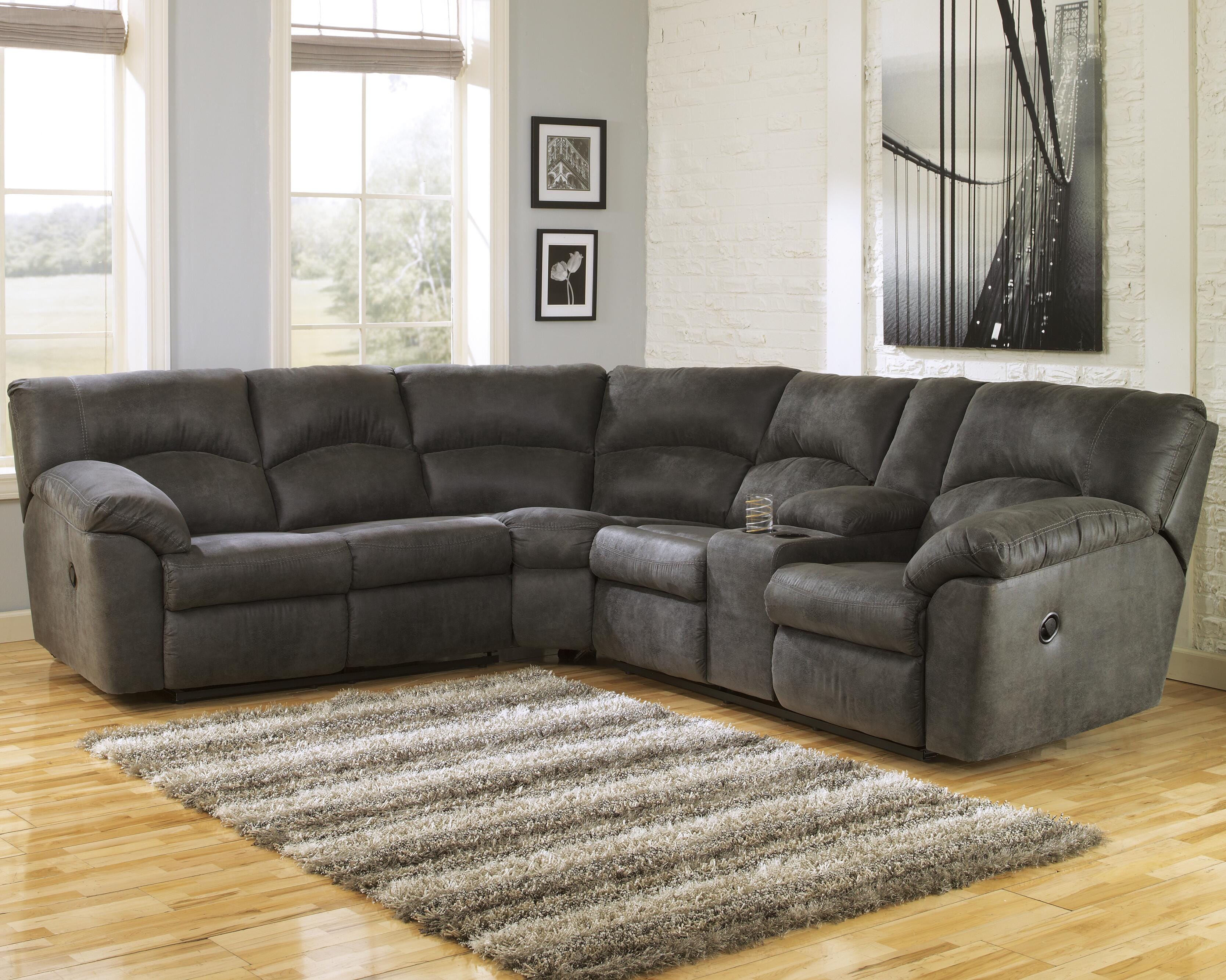 Click here for Tambo 2-Piece Manual Reclining Sectional  Pewter prices
