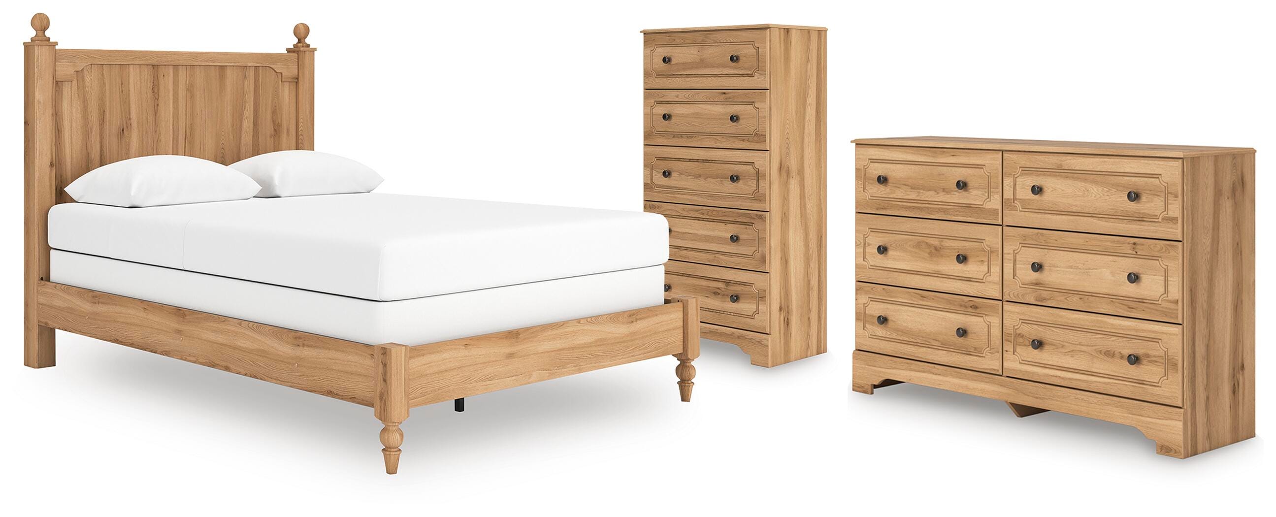 Click here for Galletyn Queen Panel Bed with Dresser and Chest  W... prices
