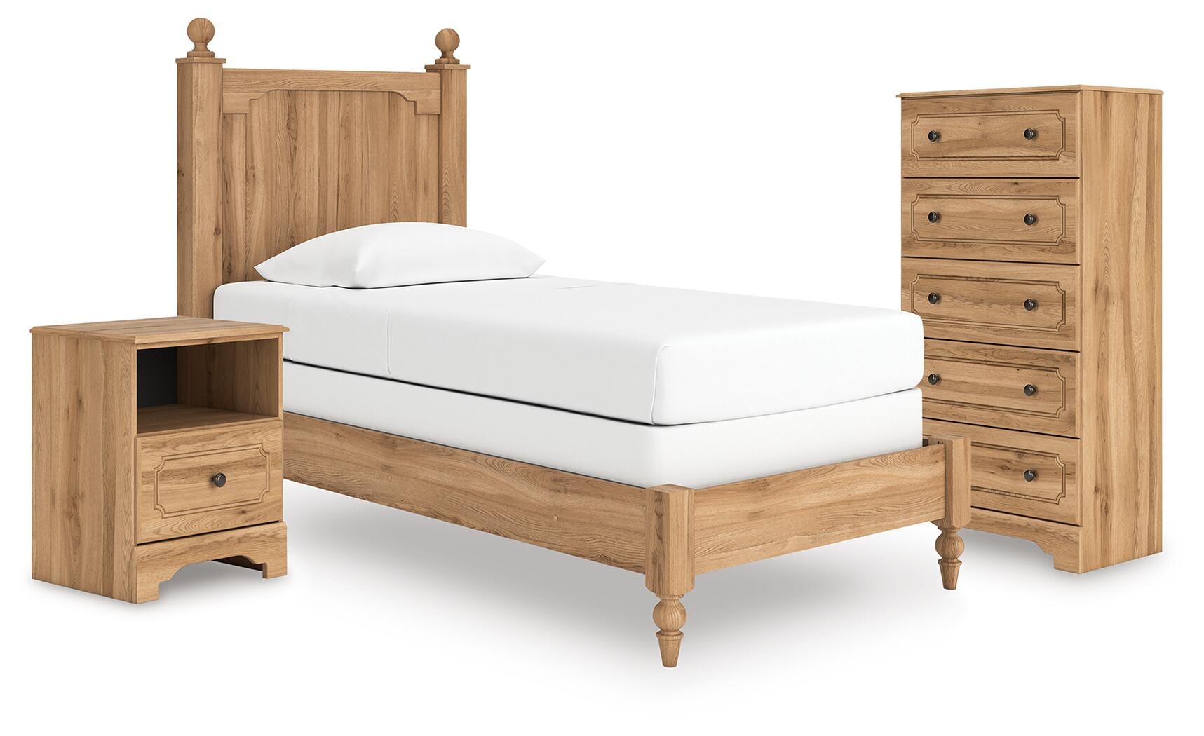 Click here for Galletyn Twin Panel Bed with Chest and Nightstand... prices