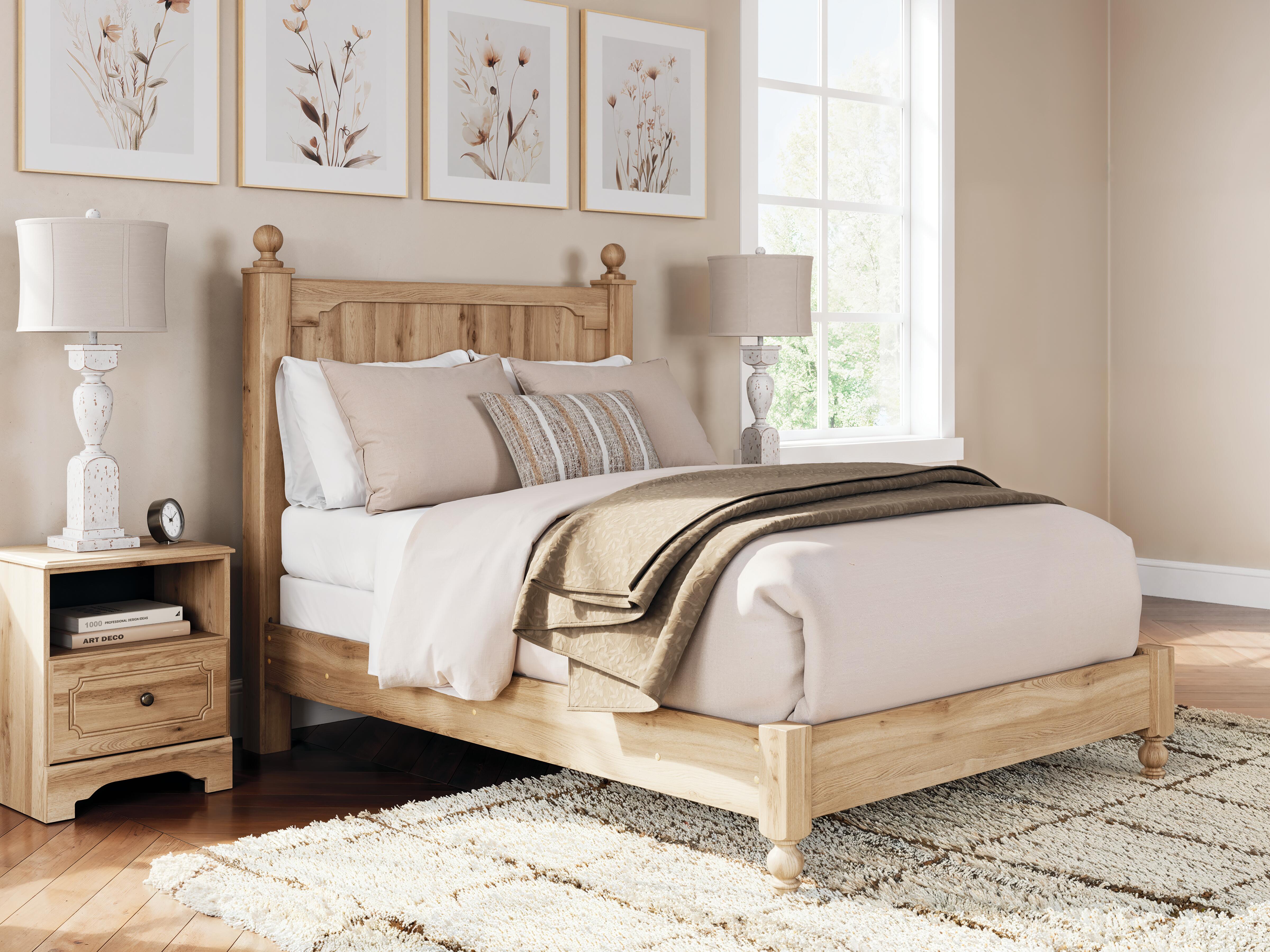 Click here for Galletyn Full Panel Bed  Warm Brown prices