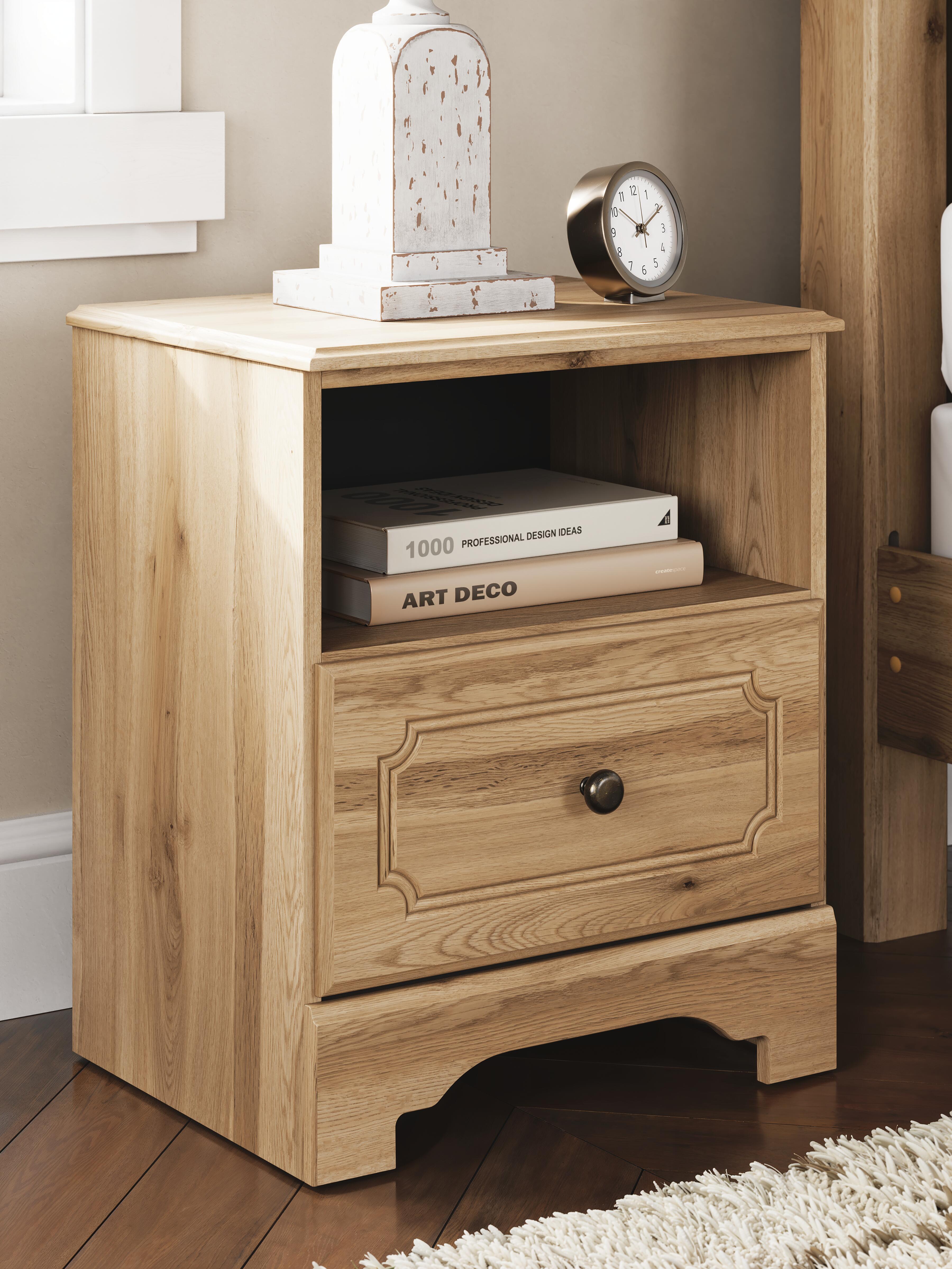 Click here for Galletyn Nightstand  Warm Brown prices