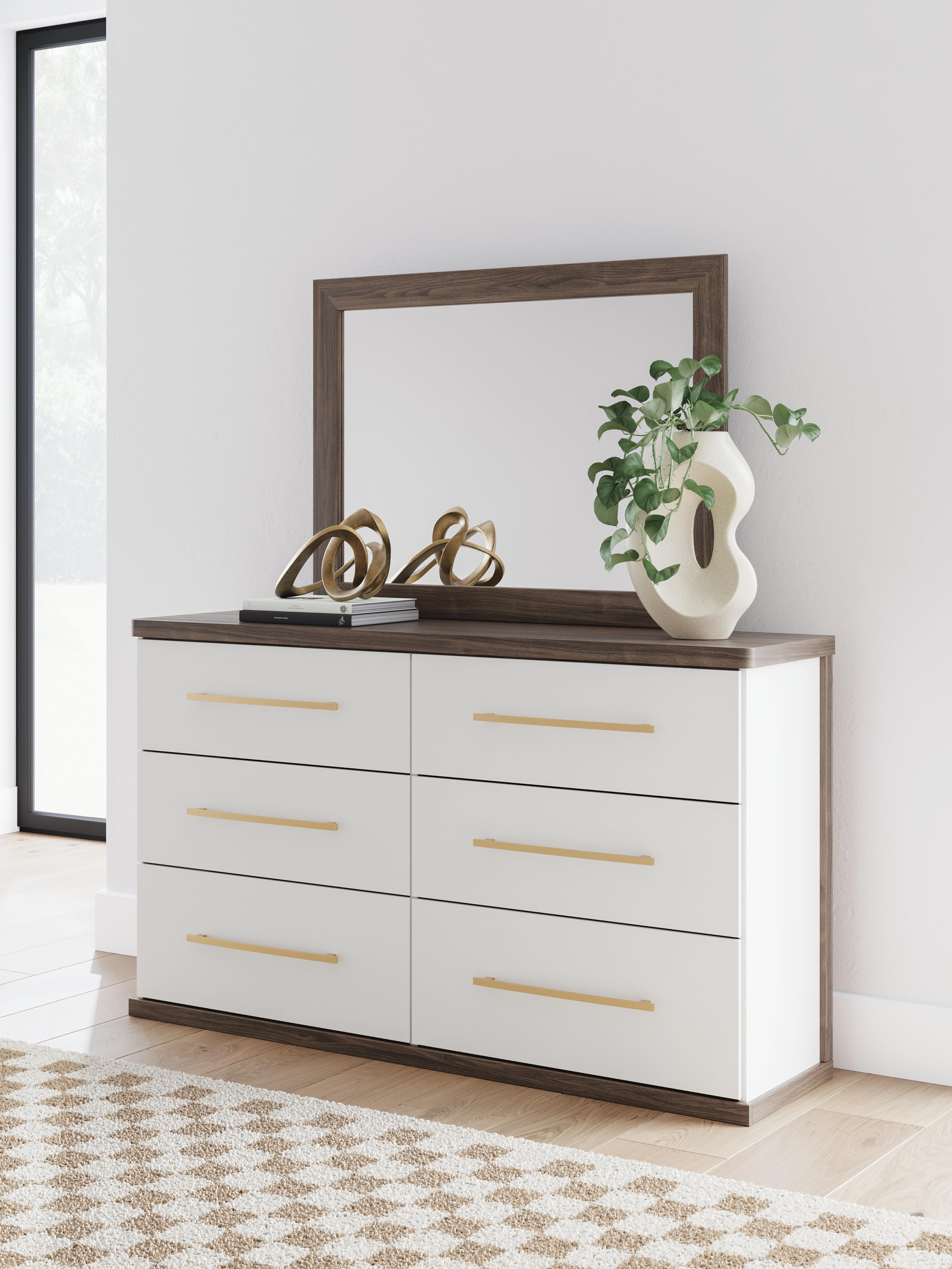 Click here for Mazilar Dresser and Mirror  Brown prices