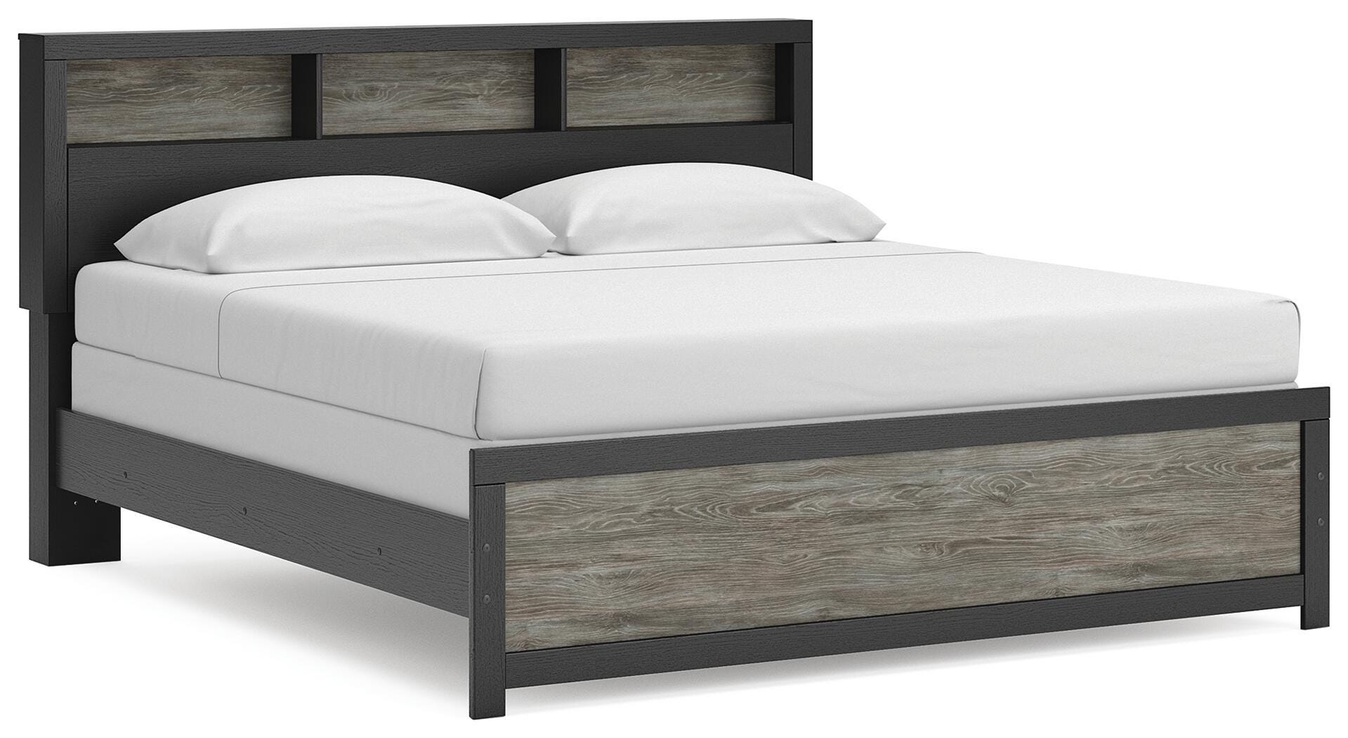 Click here for Jonnifer King Bookcase Bed  Black/Gray prices