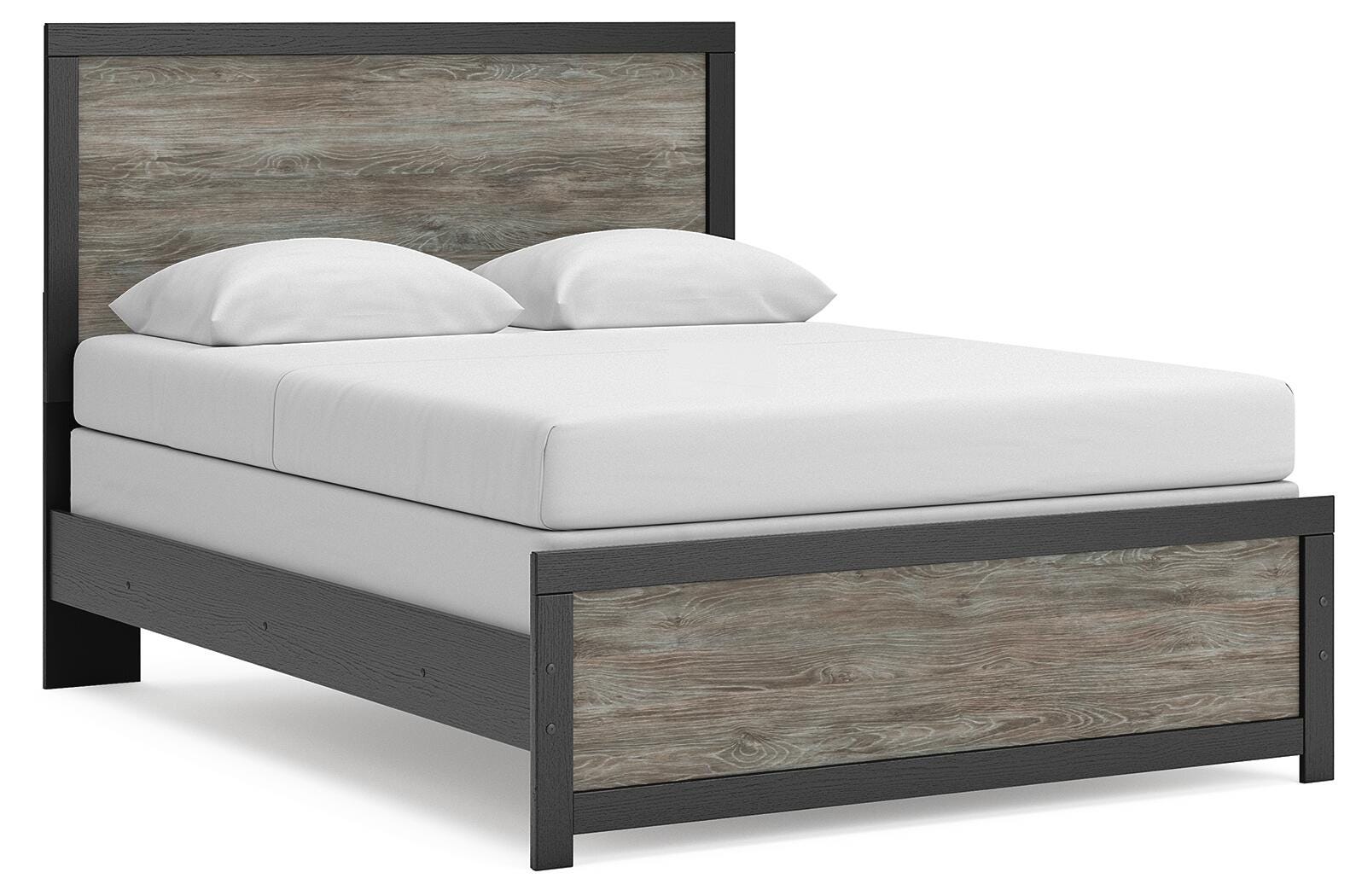 Click here for Jonnifer Queen Panel Bed  Black/Gray prices