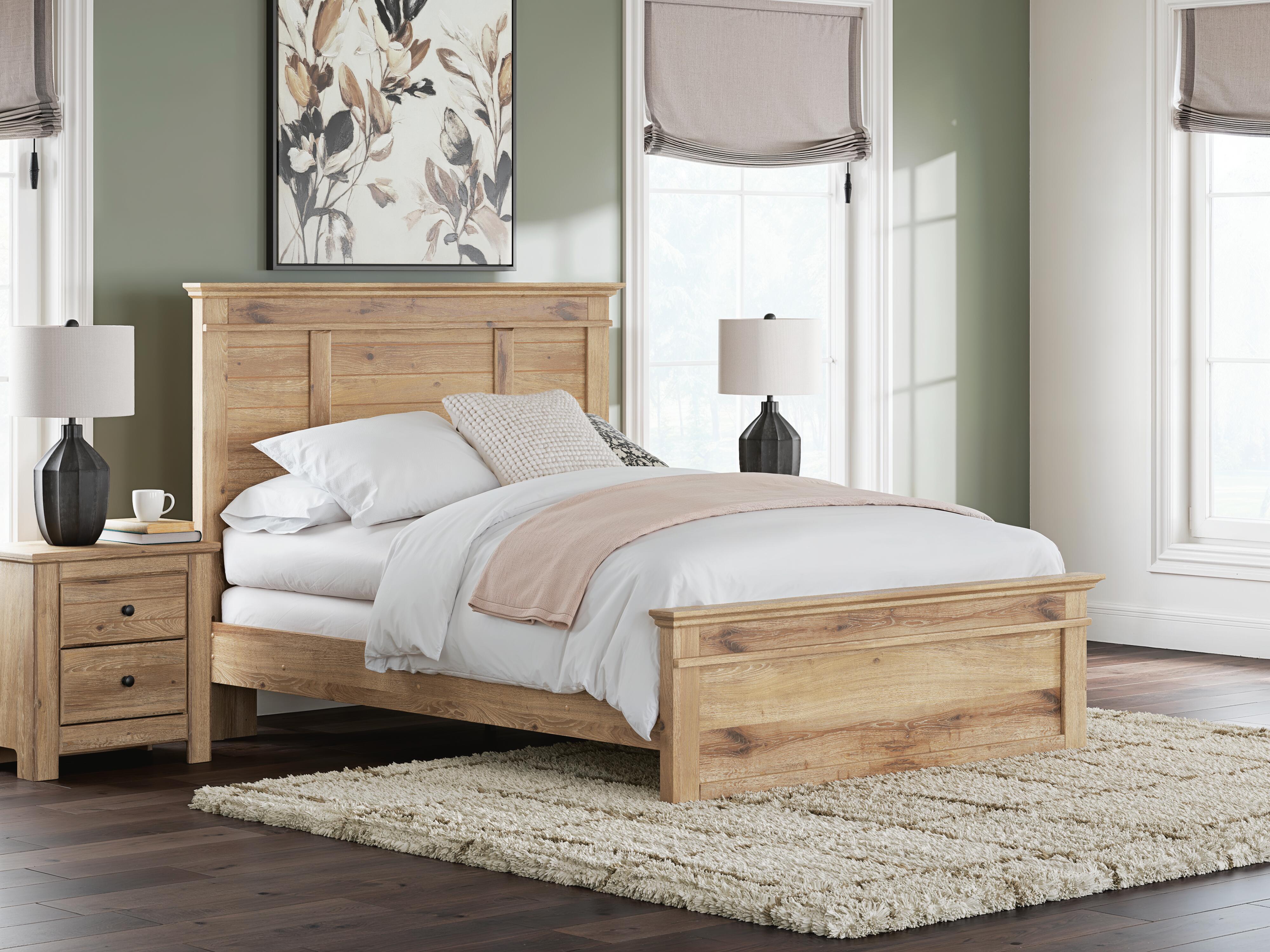 Click here for Fenderport Queen Panel Bed  Tan prices